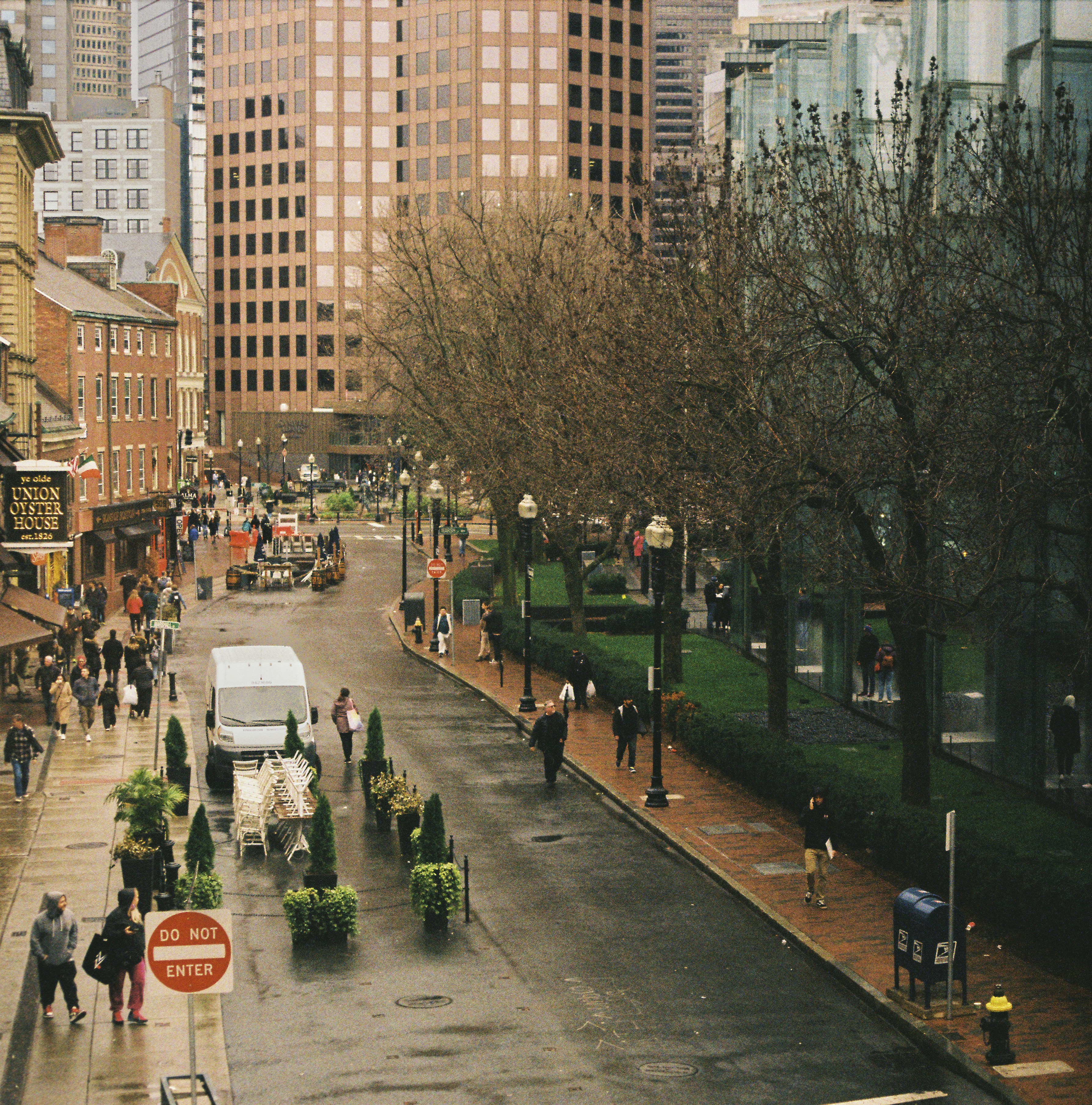 Urban Pulse: Street Level in Rainy City Rhythm