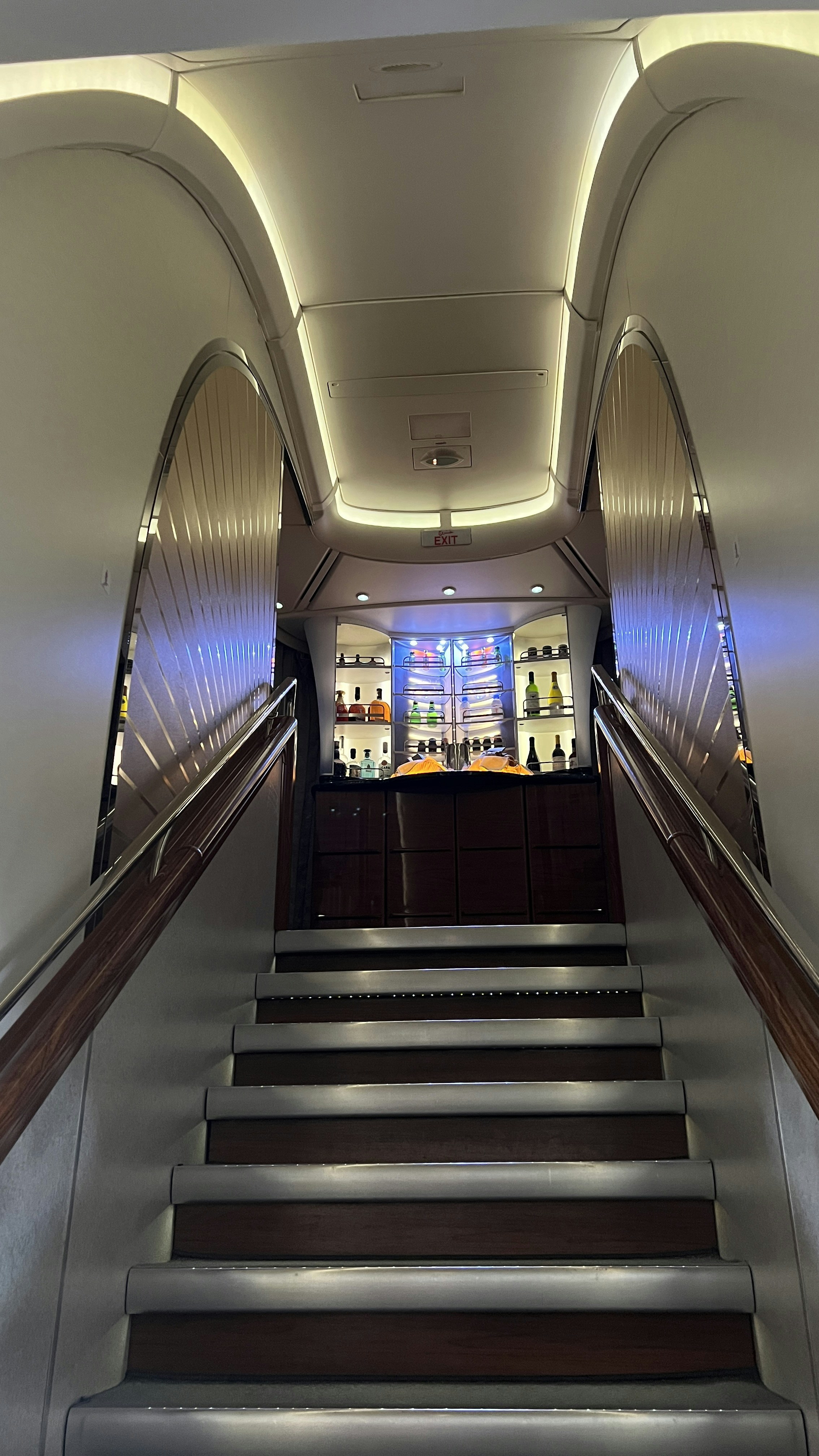 Airbus A380 Inside Stairs