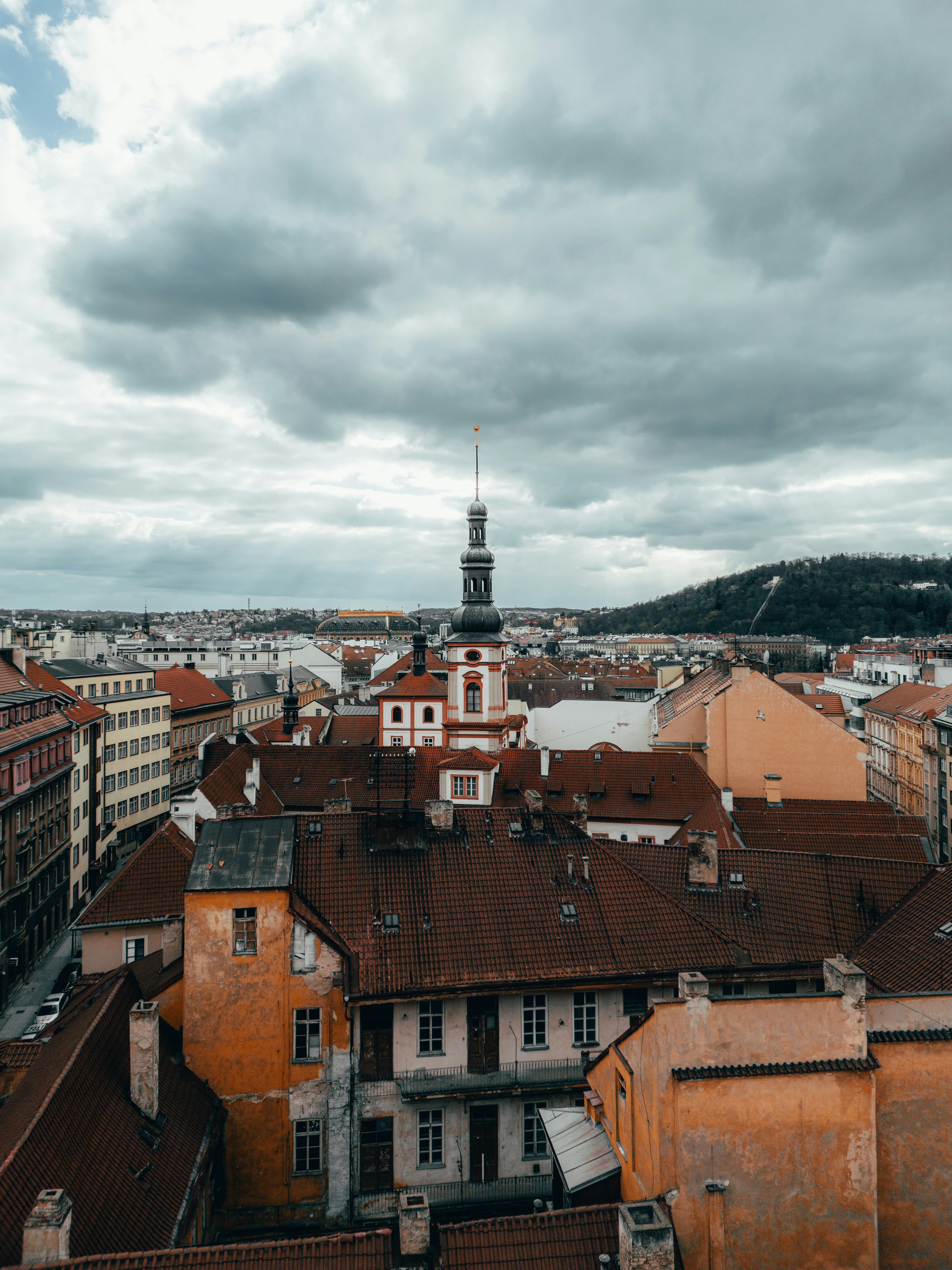 A view of a city from the top of a building photo – Free Travel Image ...