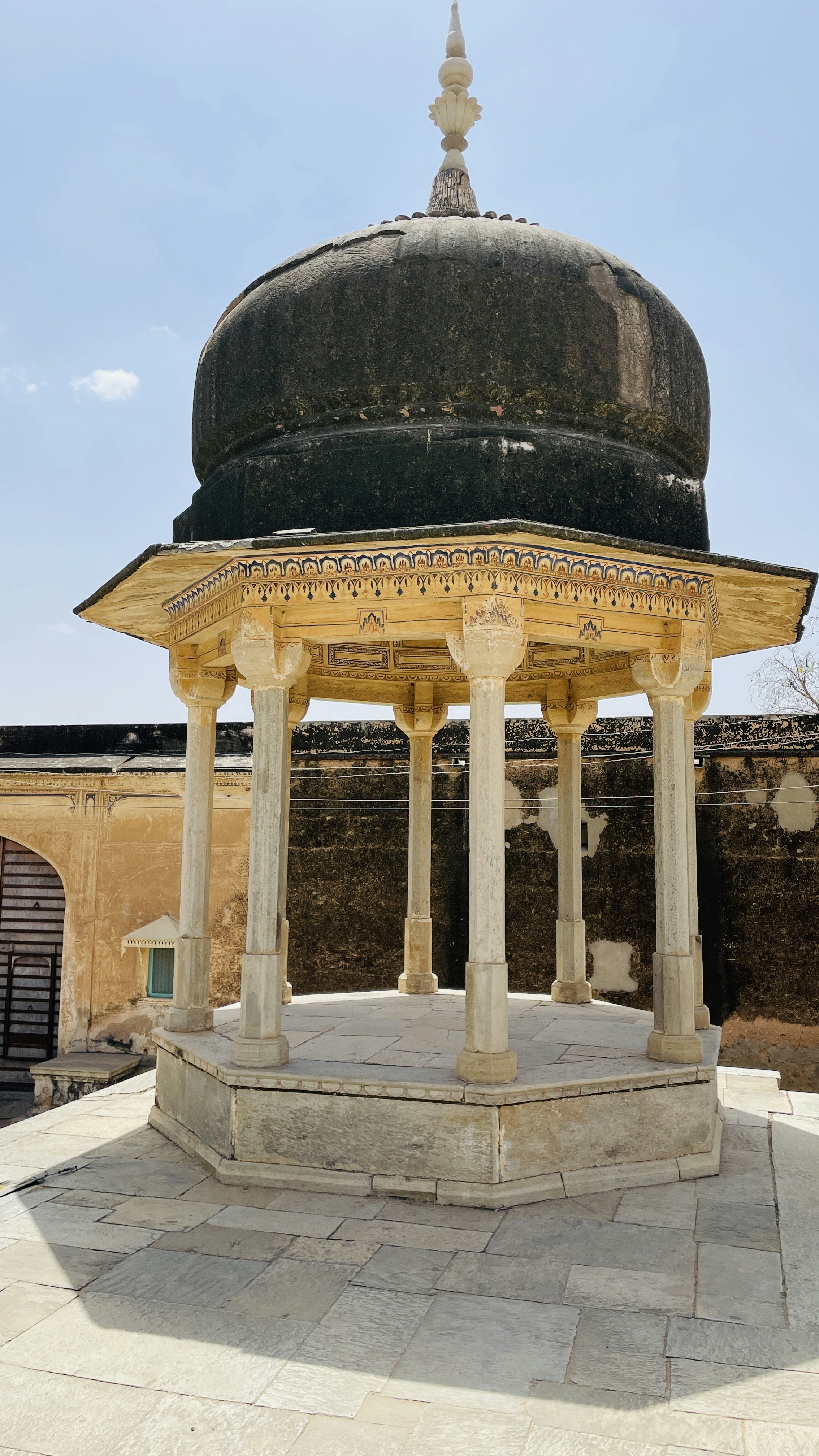 A large stone structure with a dome on top photo – Free India Image on ...