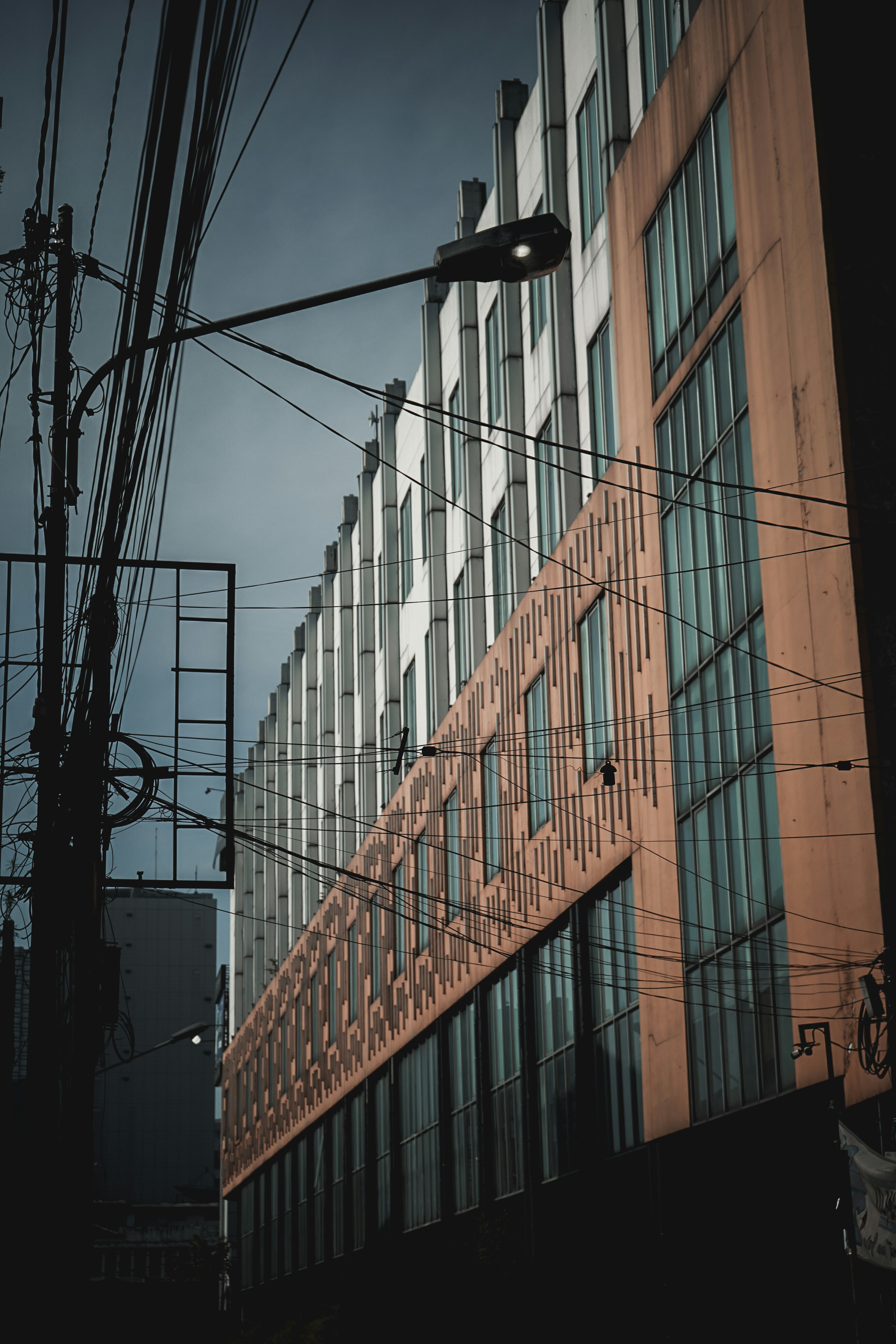 Convergence Over Orange Brick: Lines and Wires in a Narrow City Street