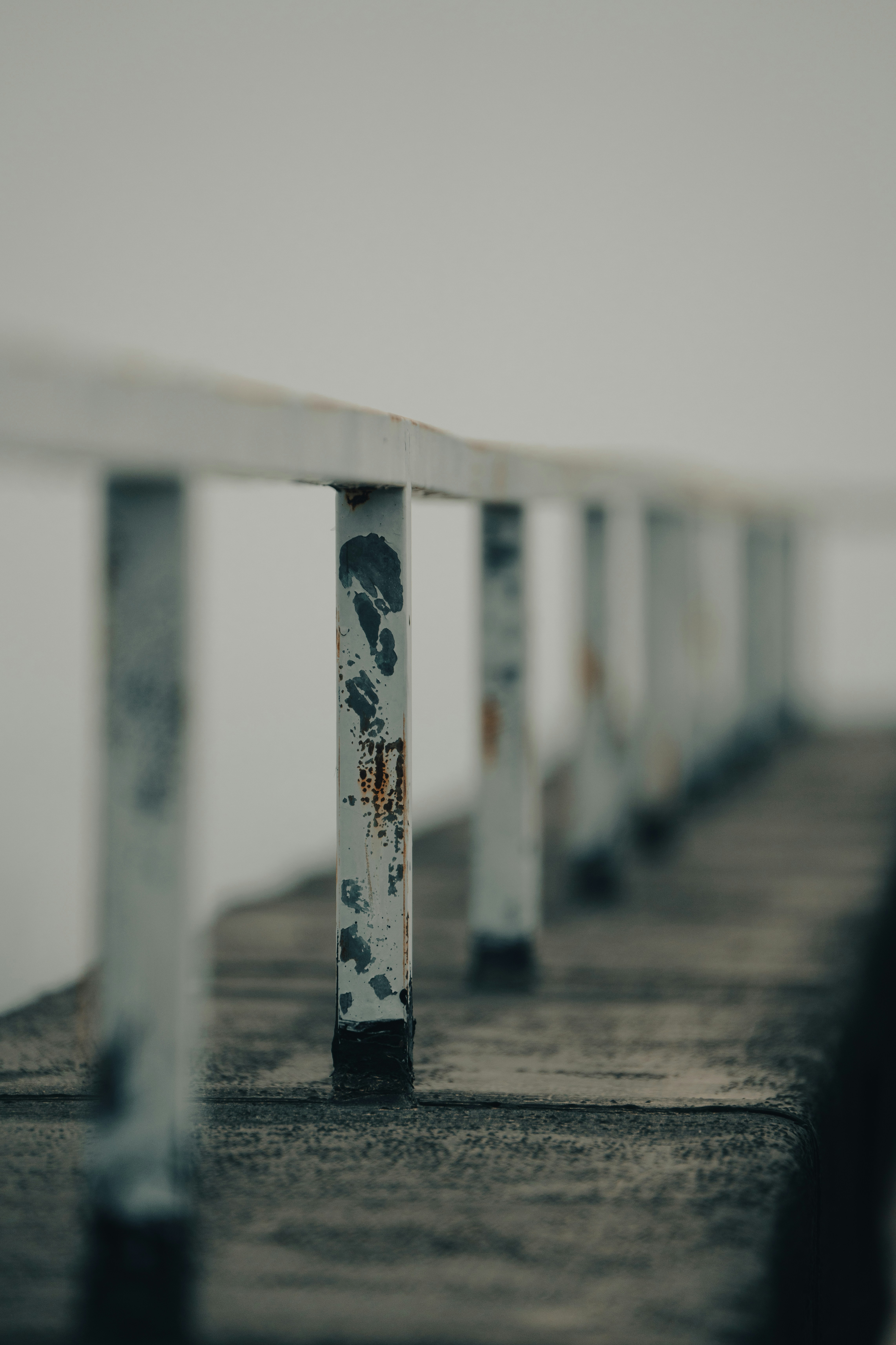 Rusted railing Leads the Way
