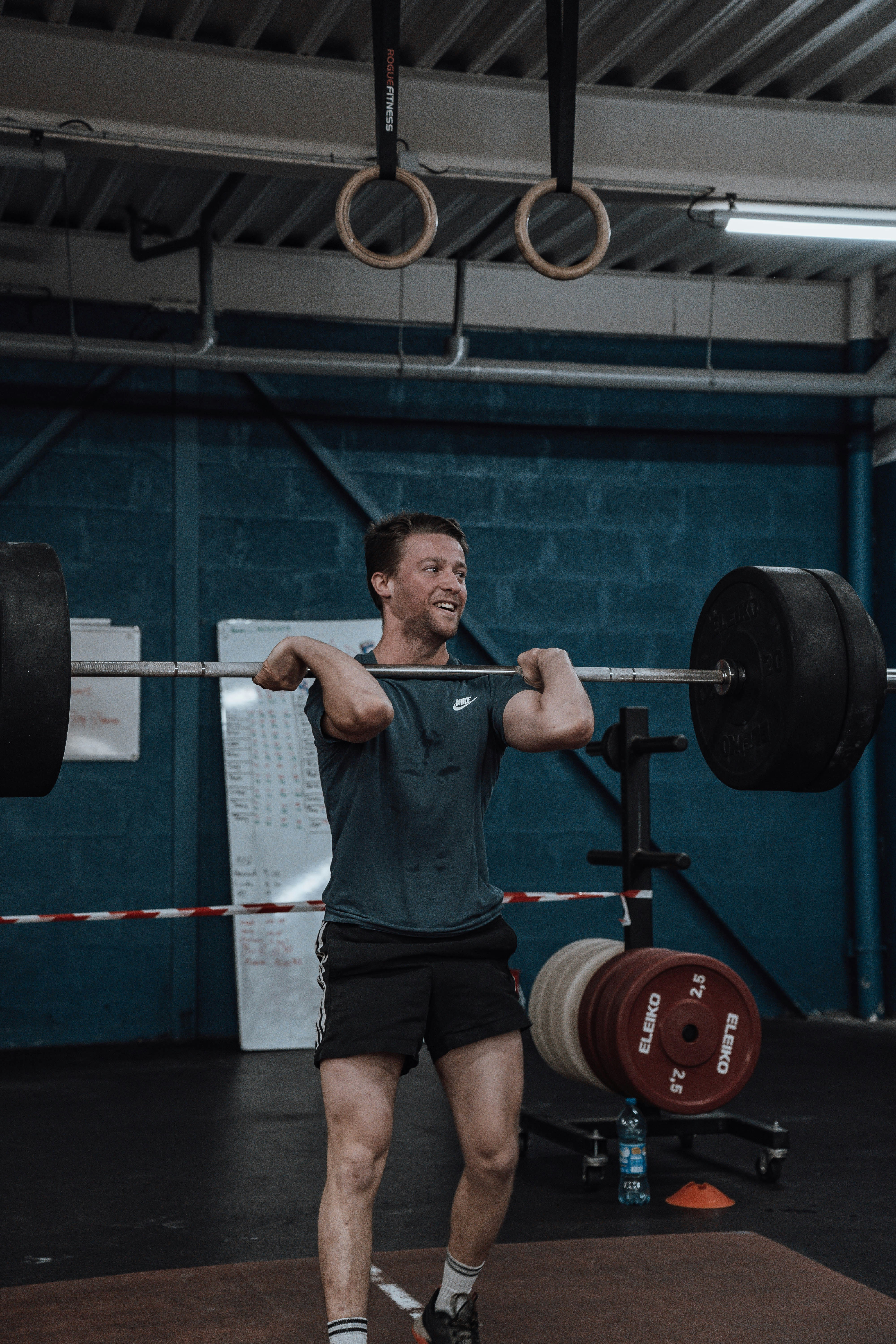 A man lifting a barbell in a gym photo – Free Working out Image on Unsplash