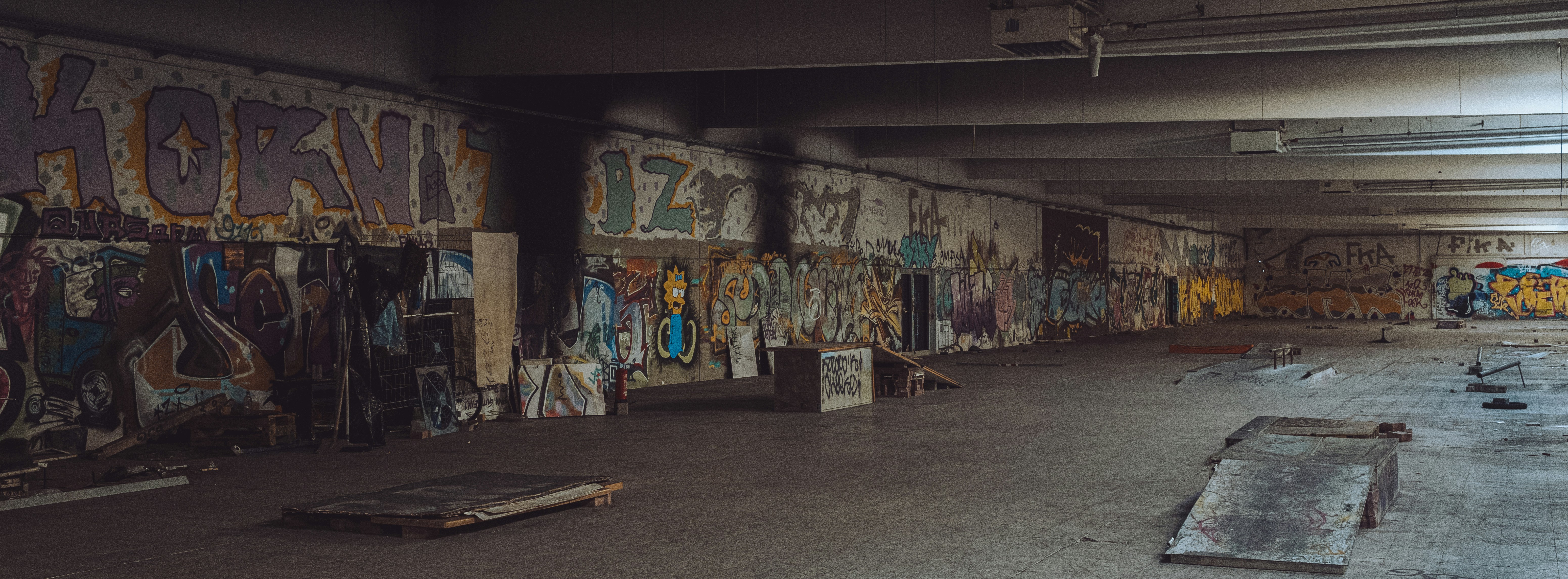 Graffiti Cathedral: An Illusion of Endless Walls