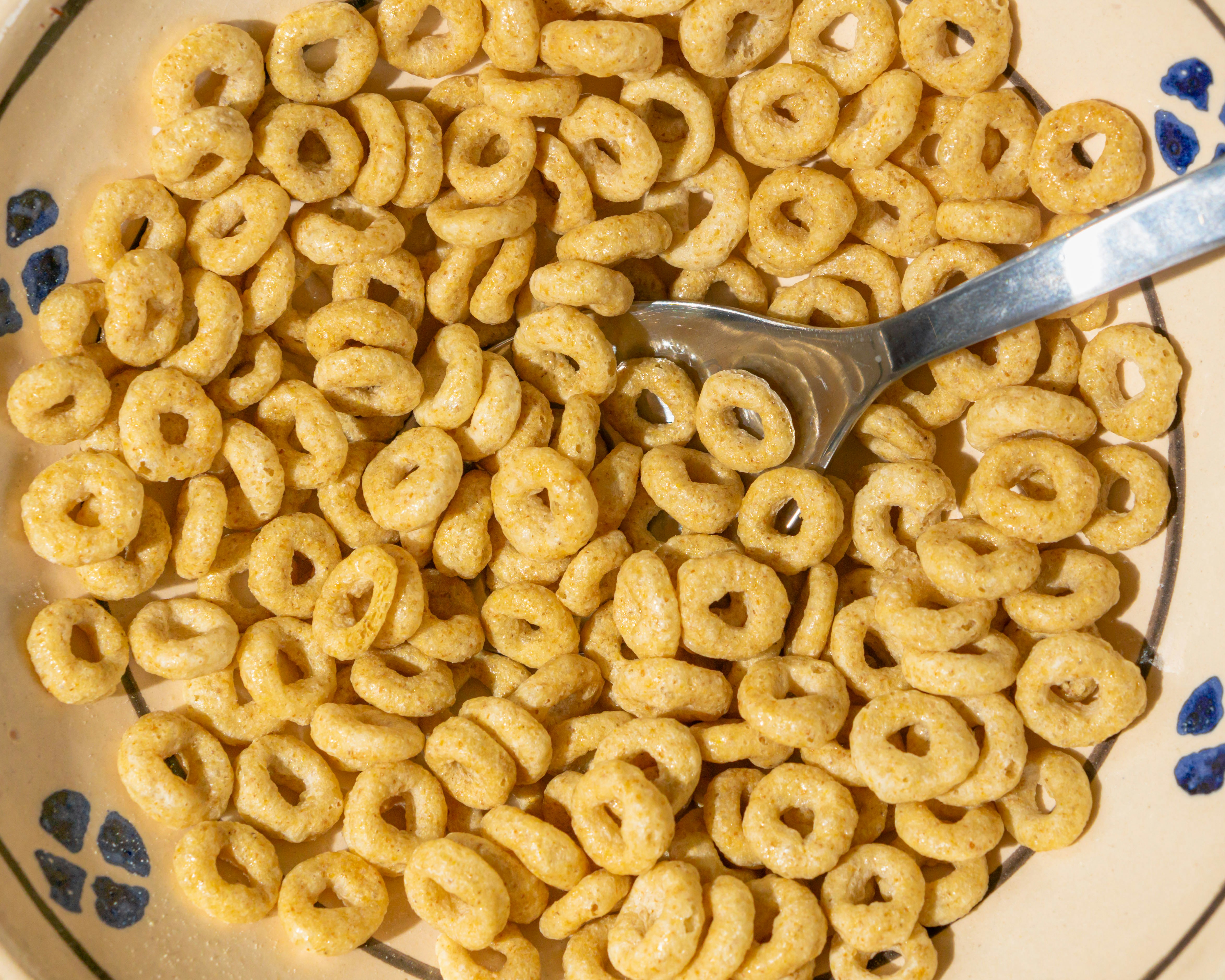 Bowl Of Cheerios With Spoon