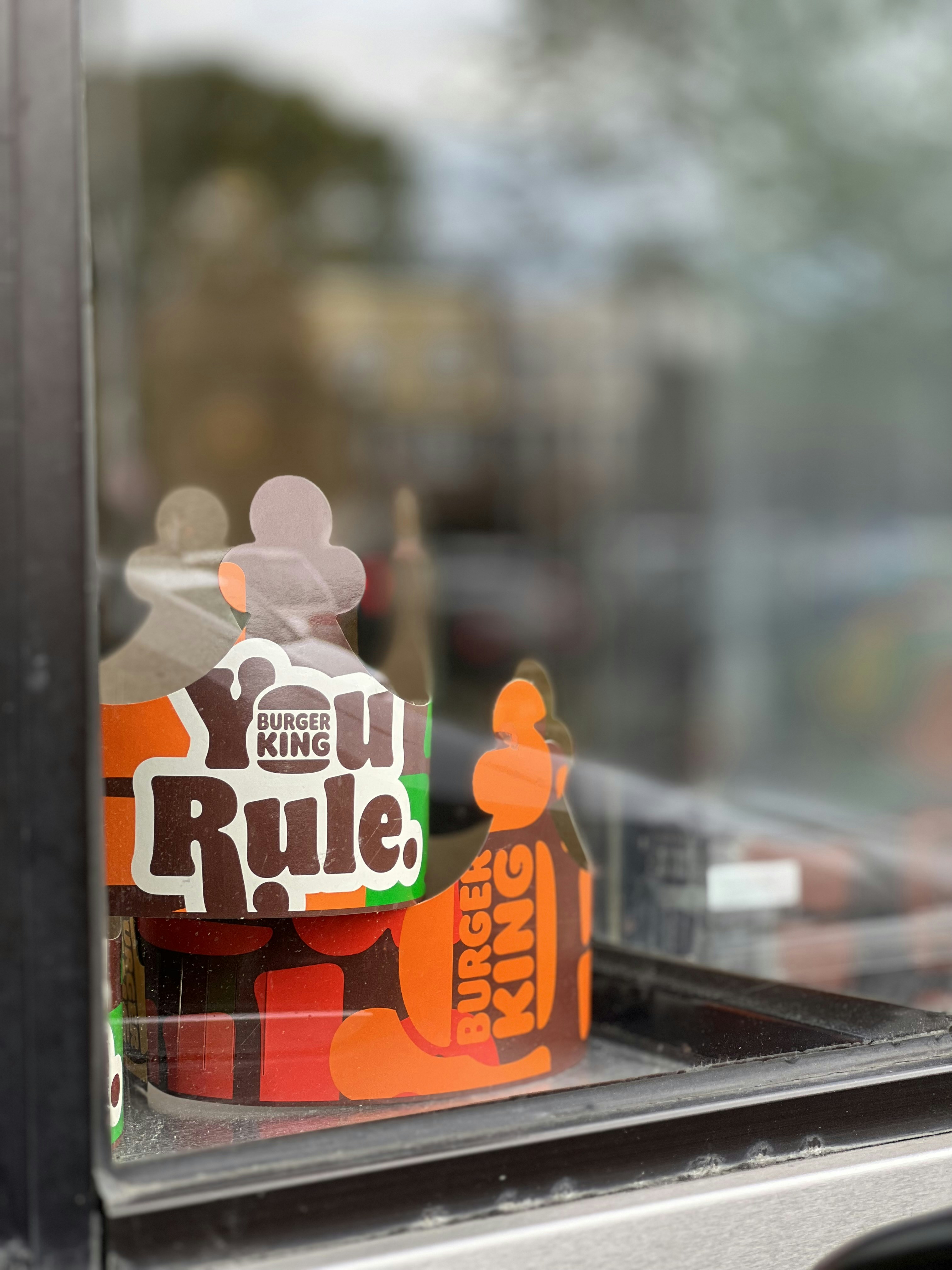 Rule in Focus: A Burger King Cup Anchors a Window Display