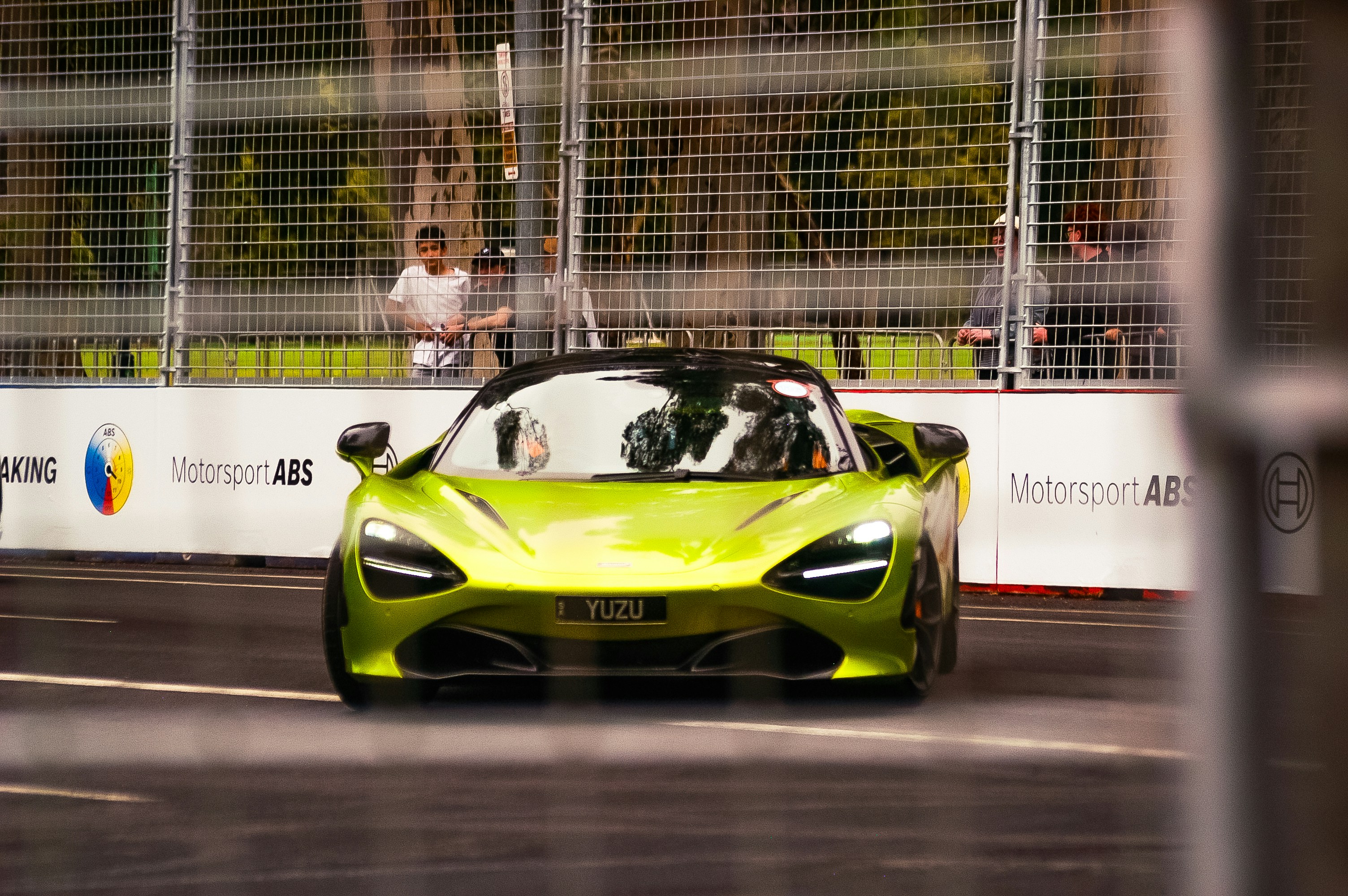 Lime Lightning at the Finish Line