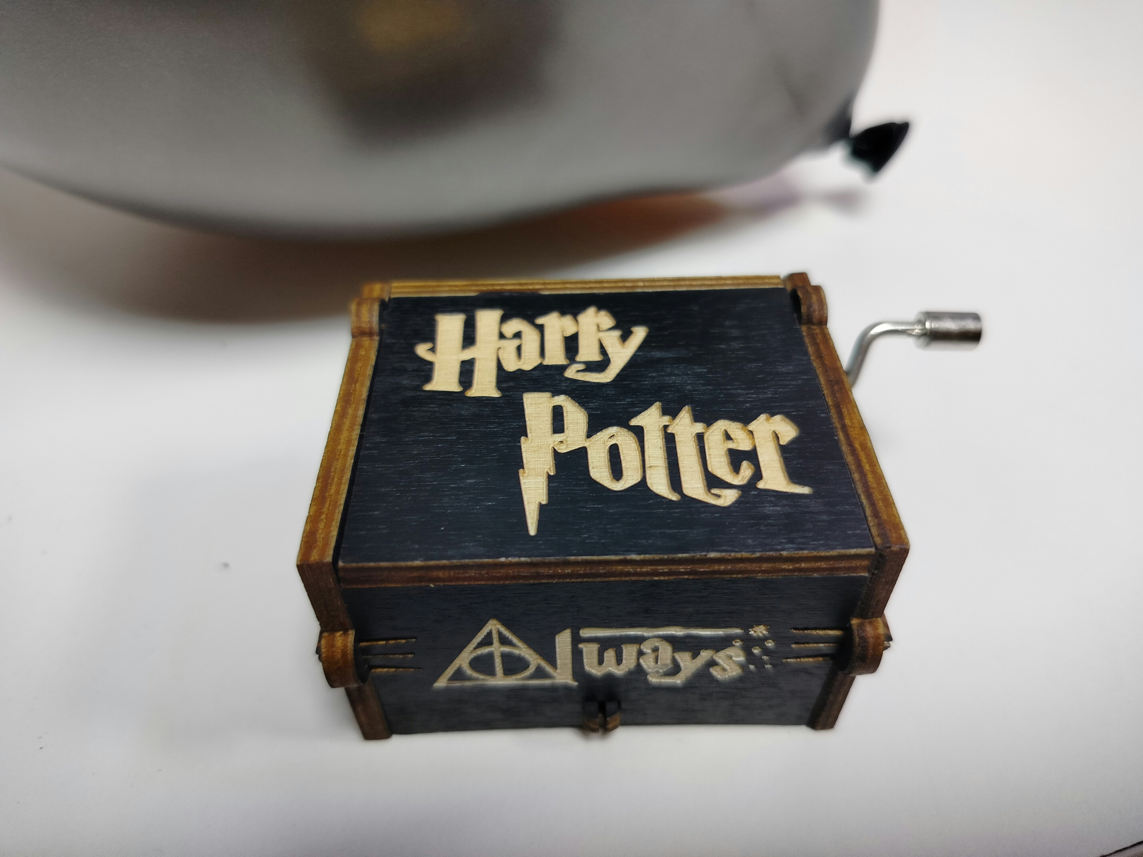 A wooden box with harry potter written on it photo – Free Box Image on ...