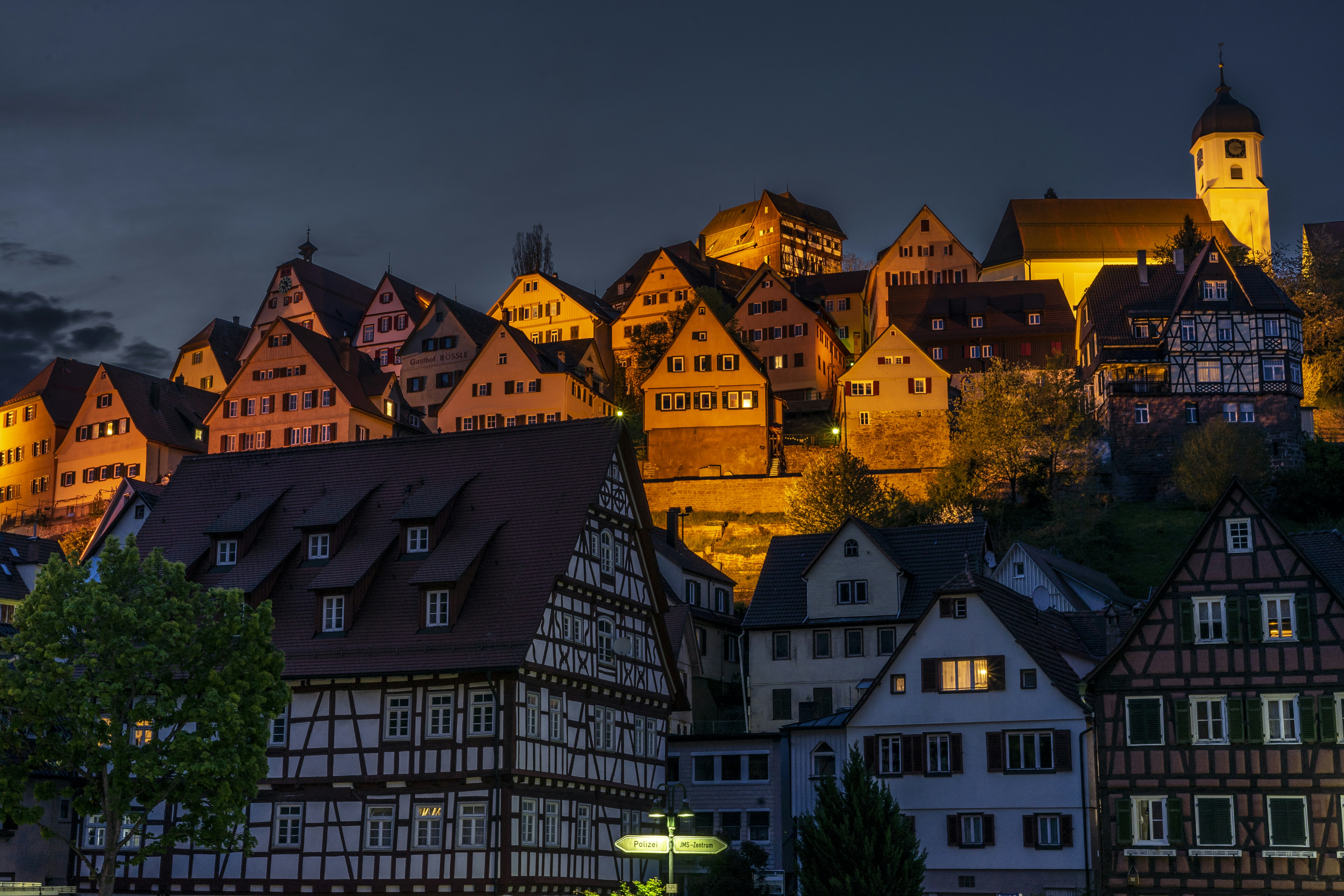 Altensteig at night