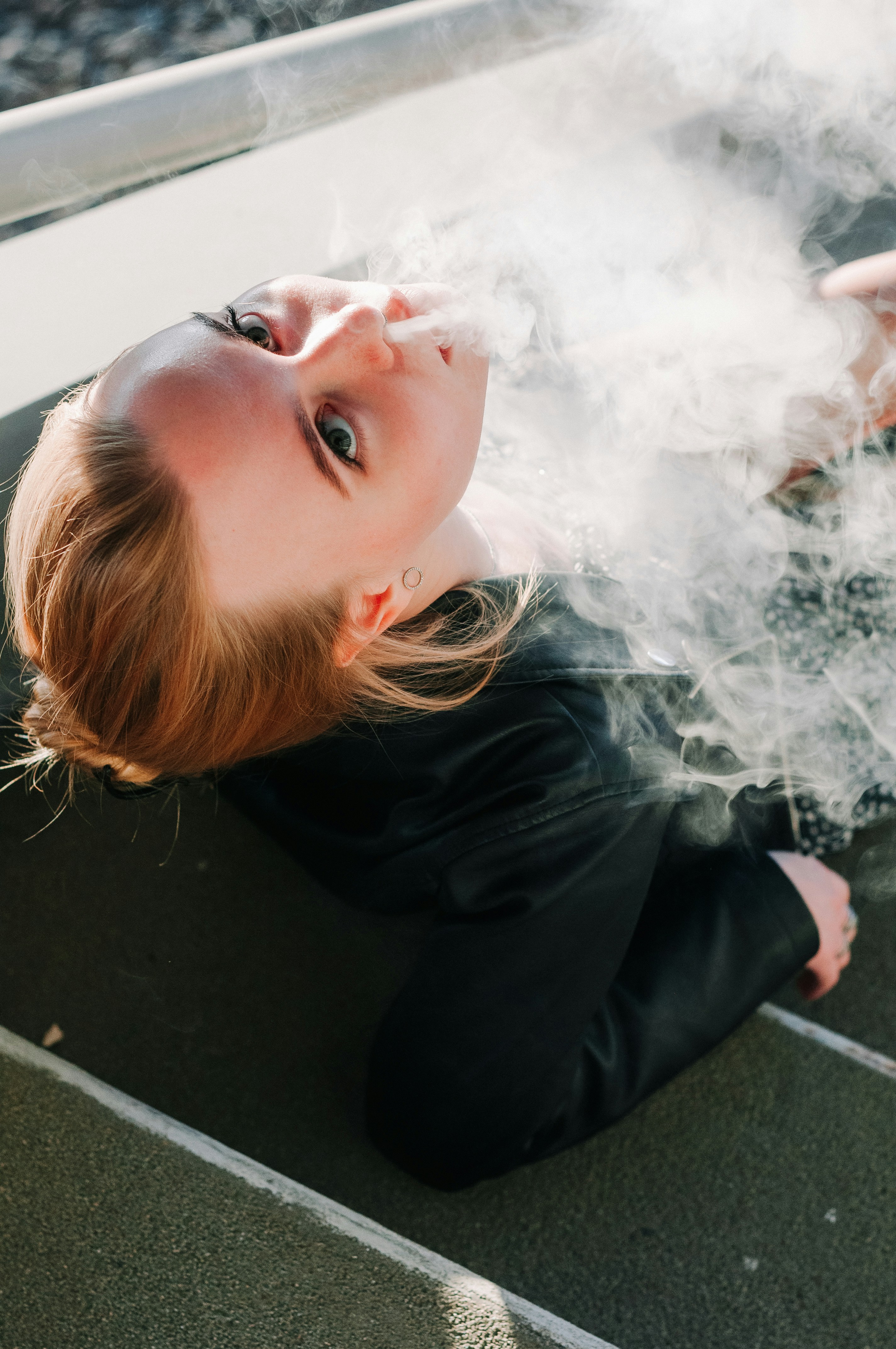 Girl Smoke Cloud