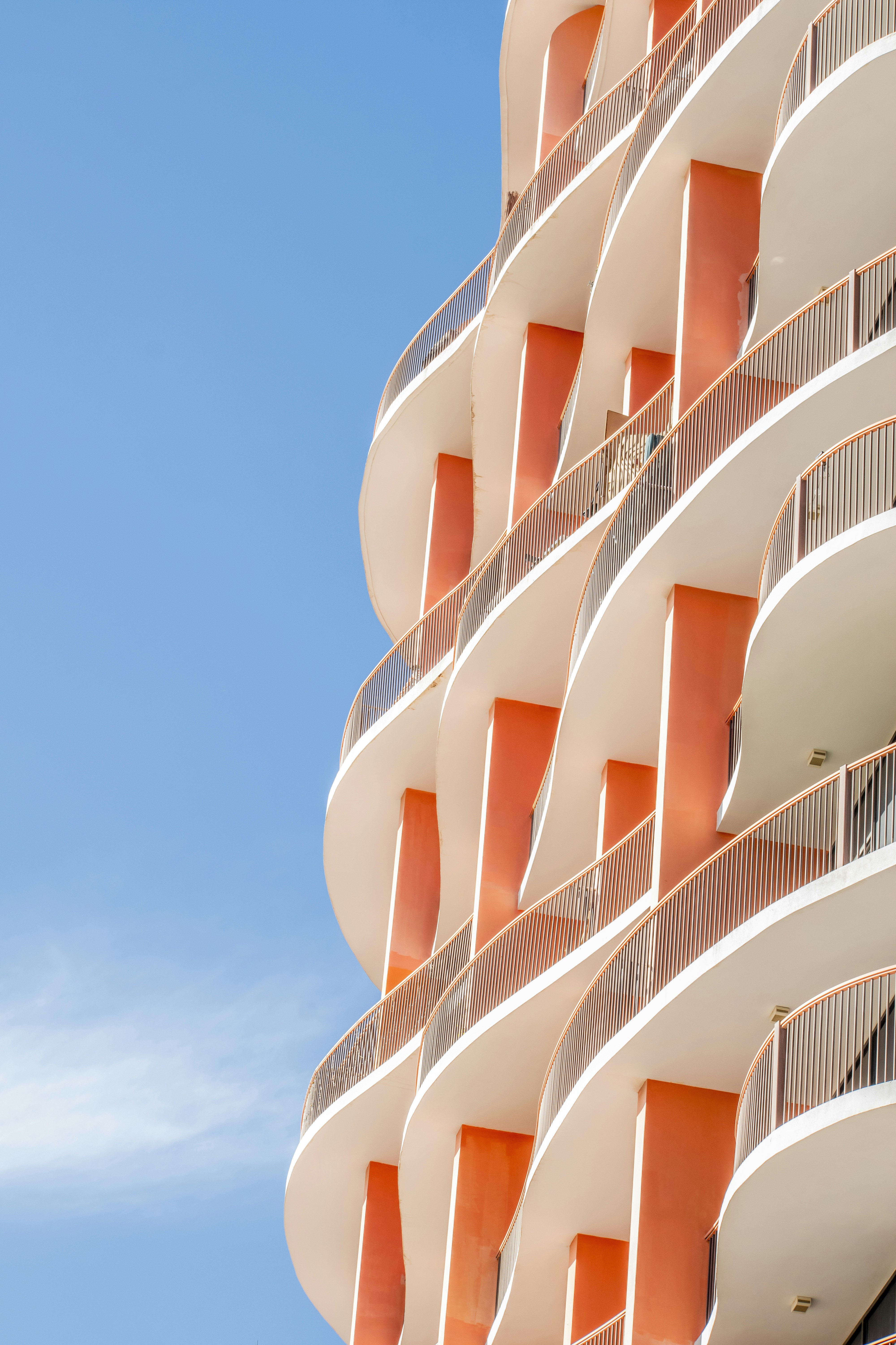 A tall building with balconies and balconies on it photo – Free Dubai ...