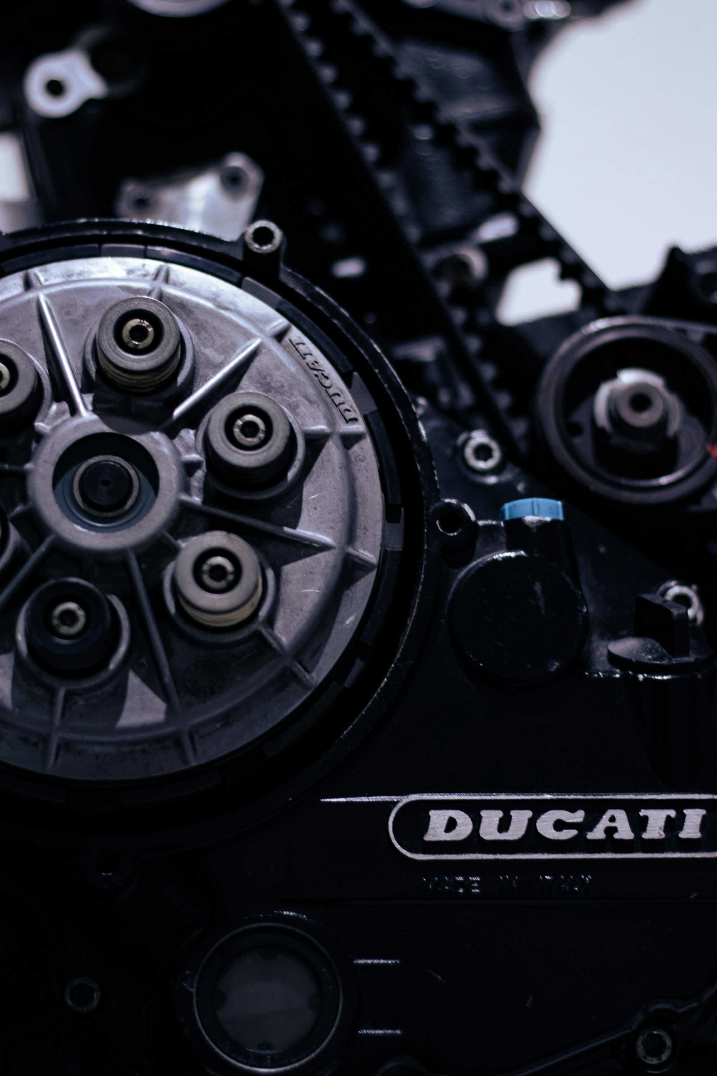 Rotor Groove: Close-Up on a Ducati V-twin Medallion