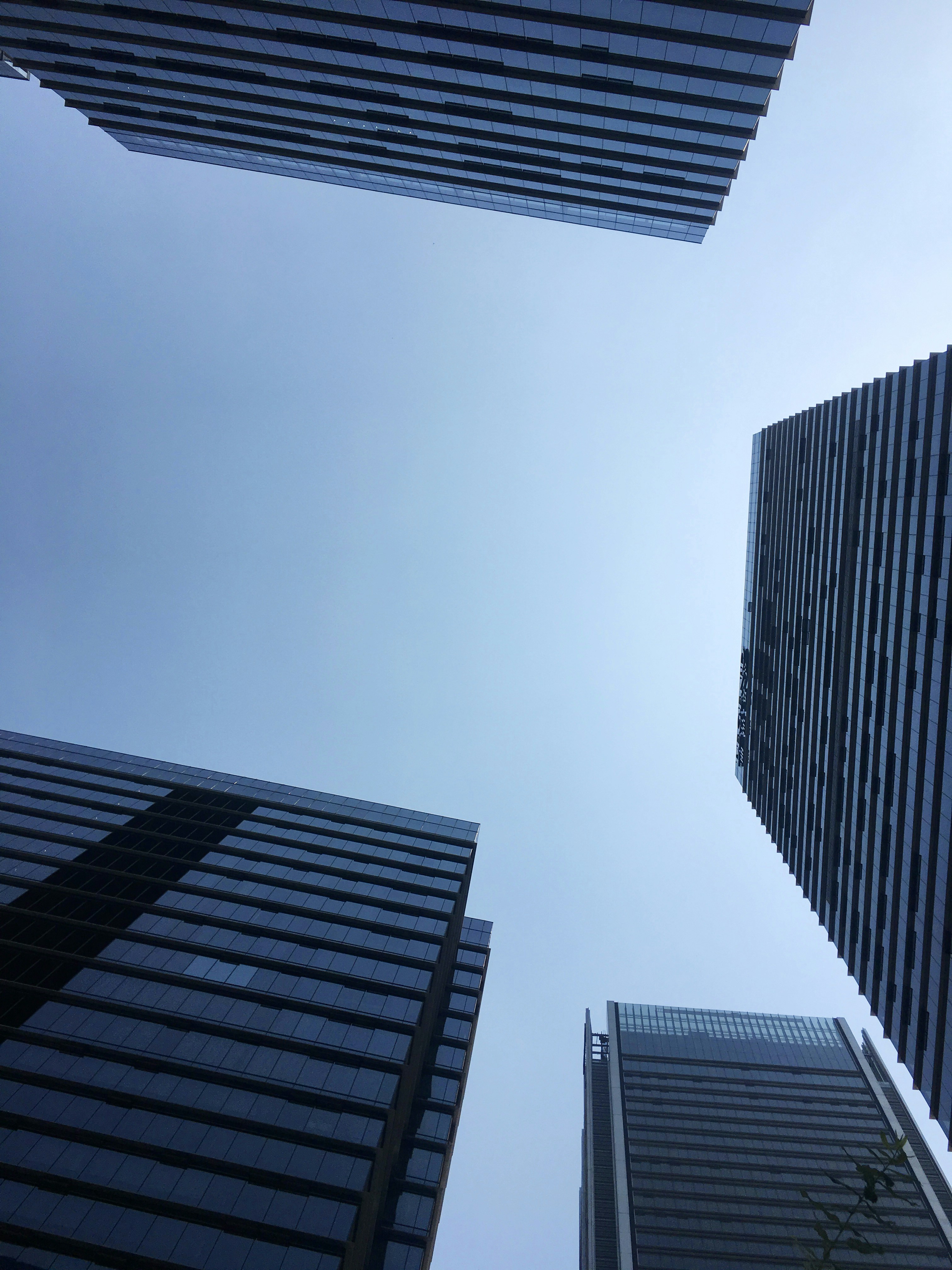 Looking up at tall buildings in a city photo – Free City Image on Unsplash