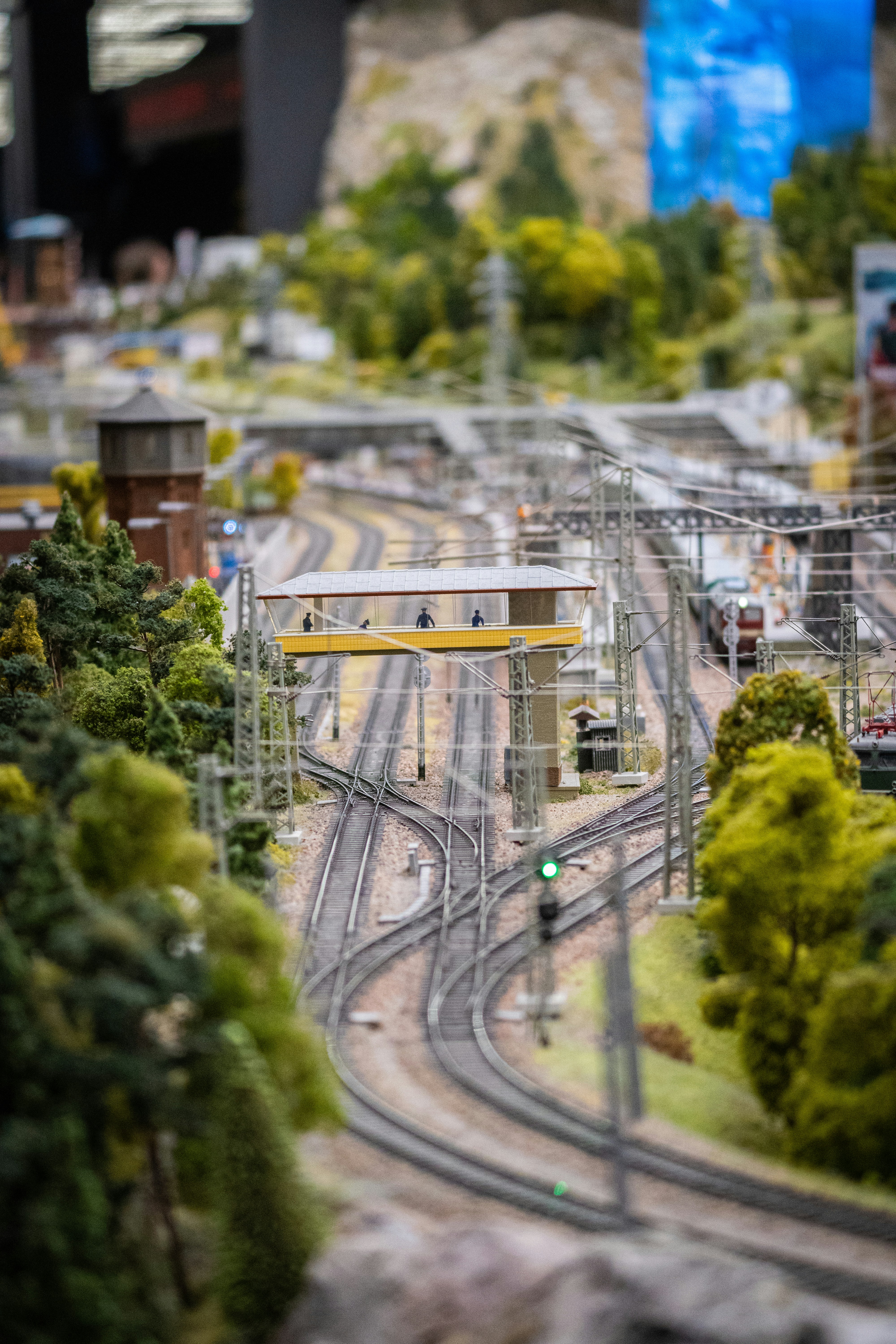 A model train track with a train on it photo – Free Saint petersburg ...