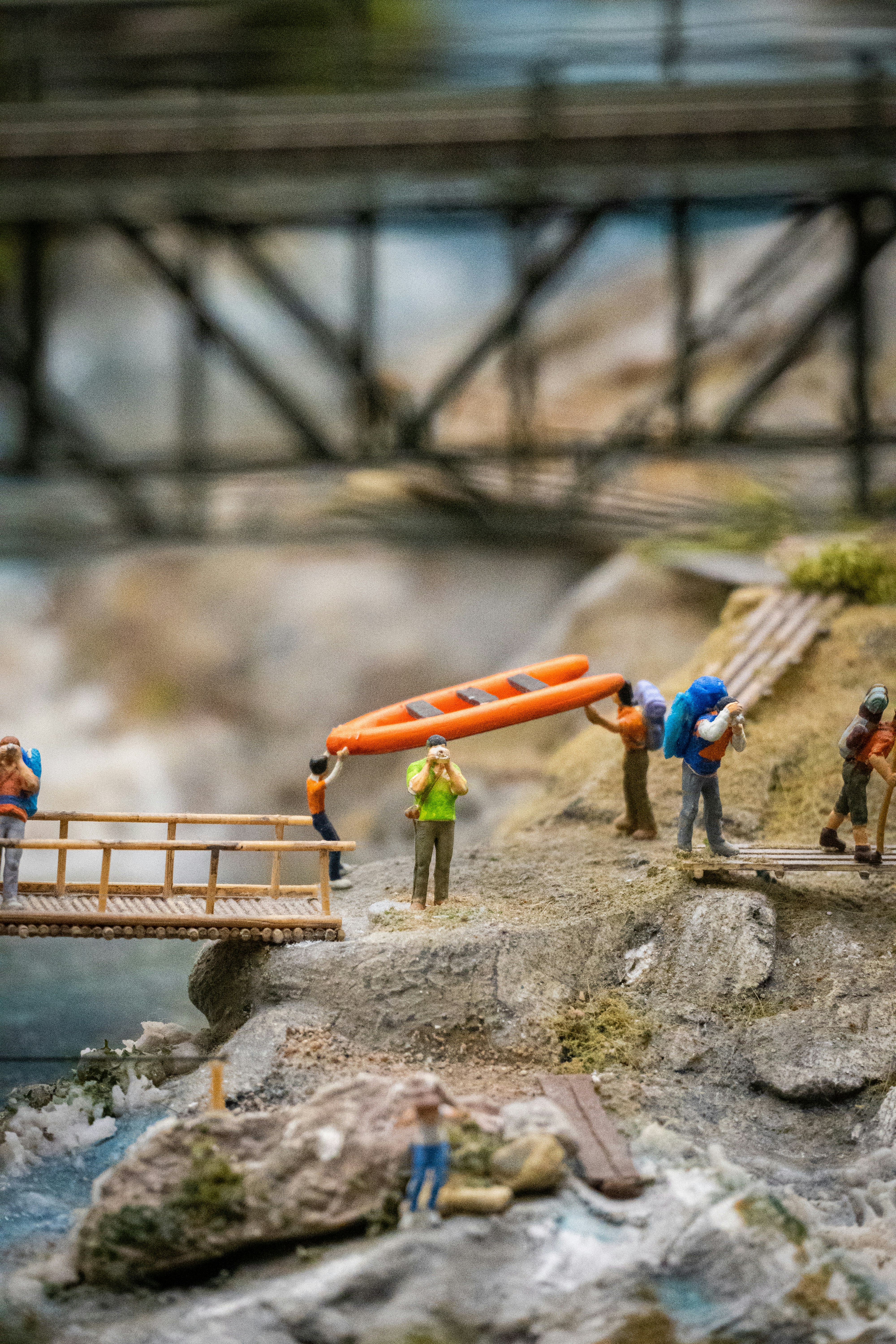 Tiny Lifesavers on a Rugged Riverbank