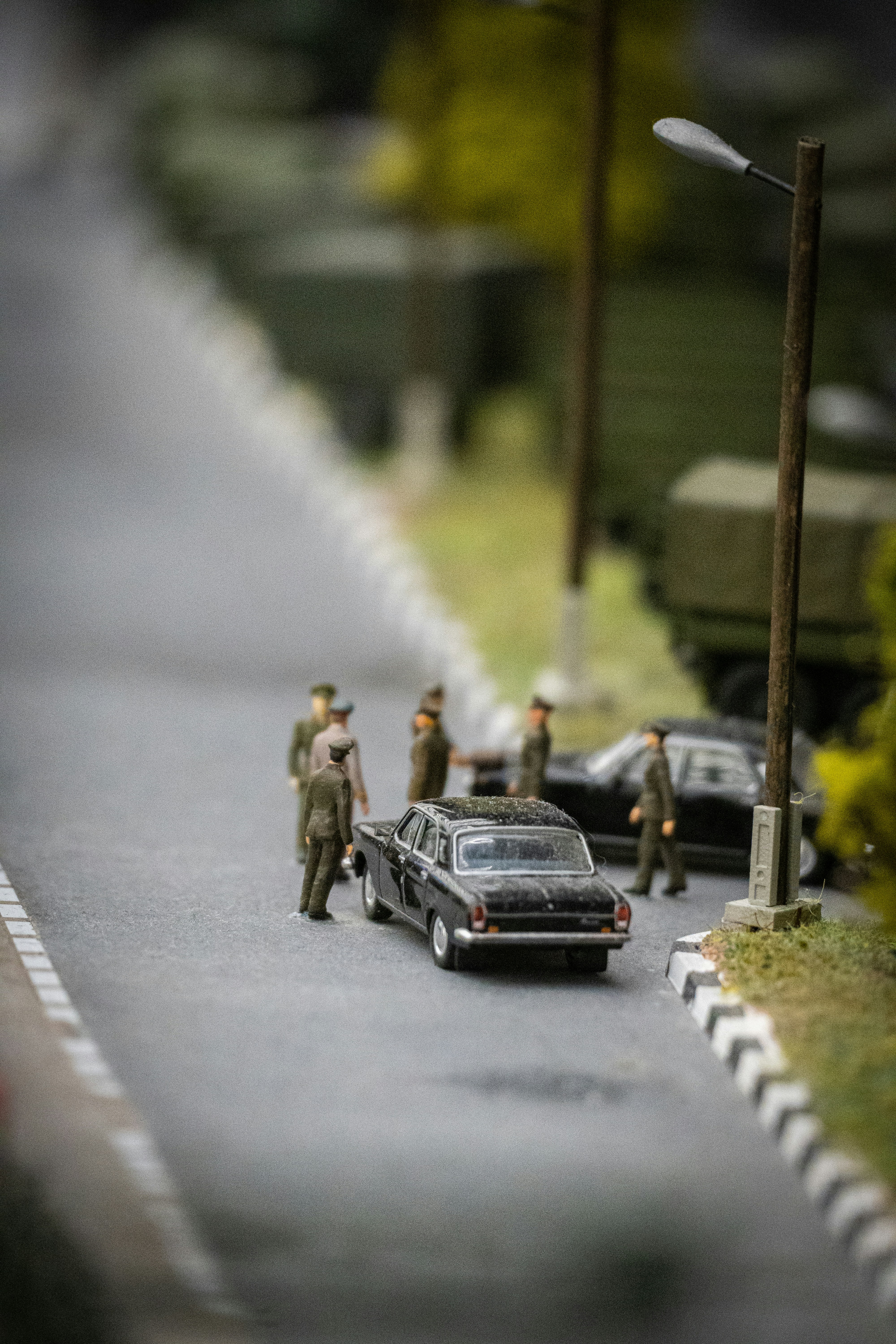 Midnight Convoy: A roadside miniature tableau