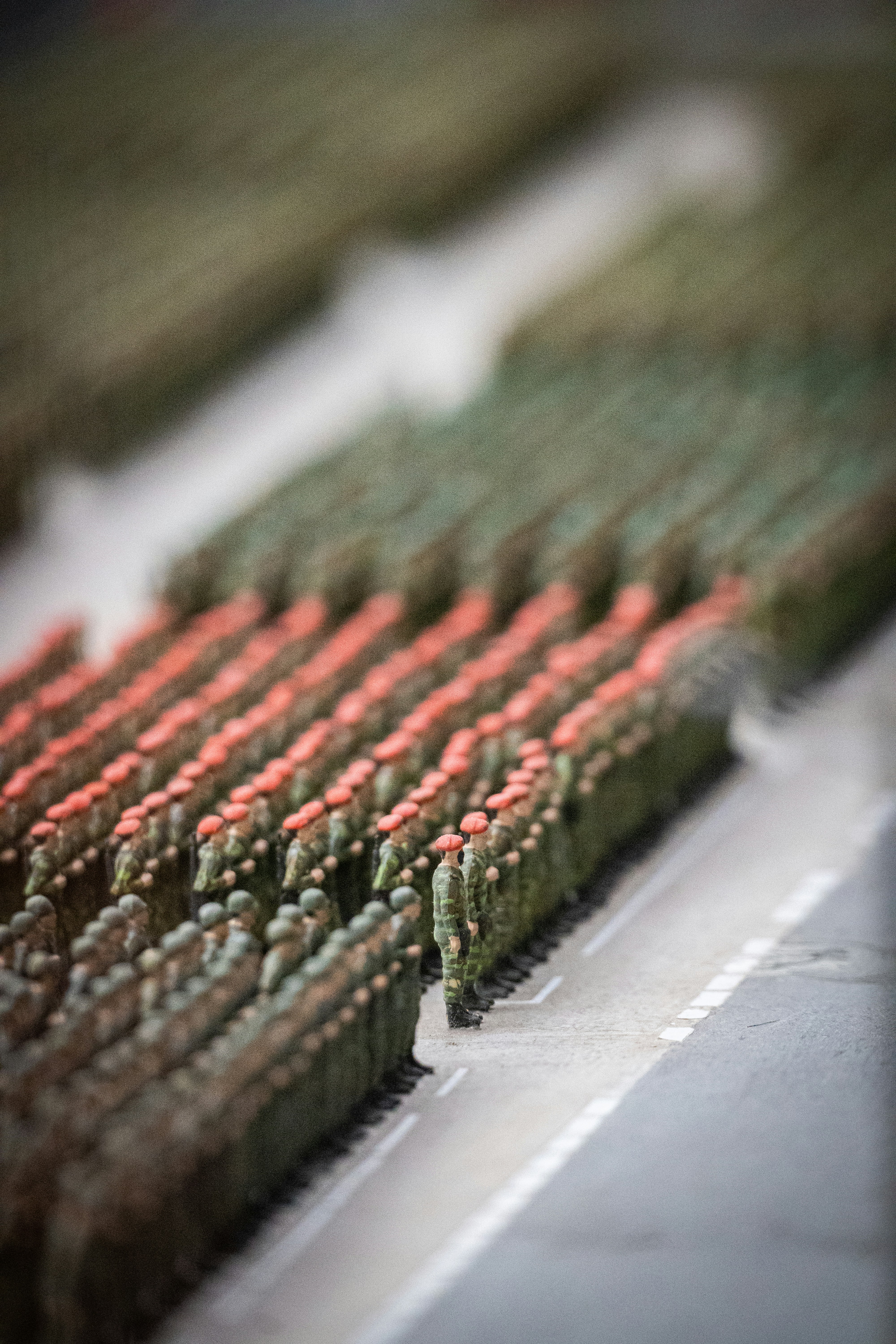 Alone at the Edge of a Sea of Uniform Ranks