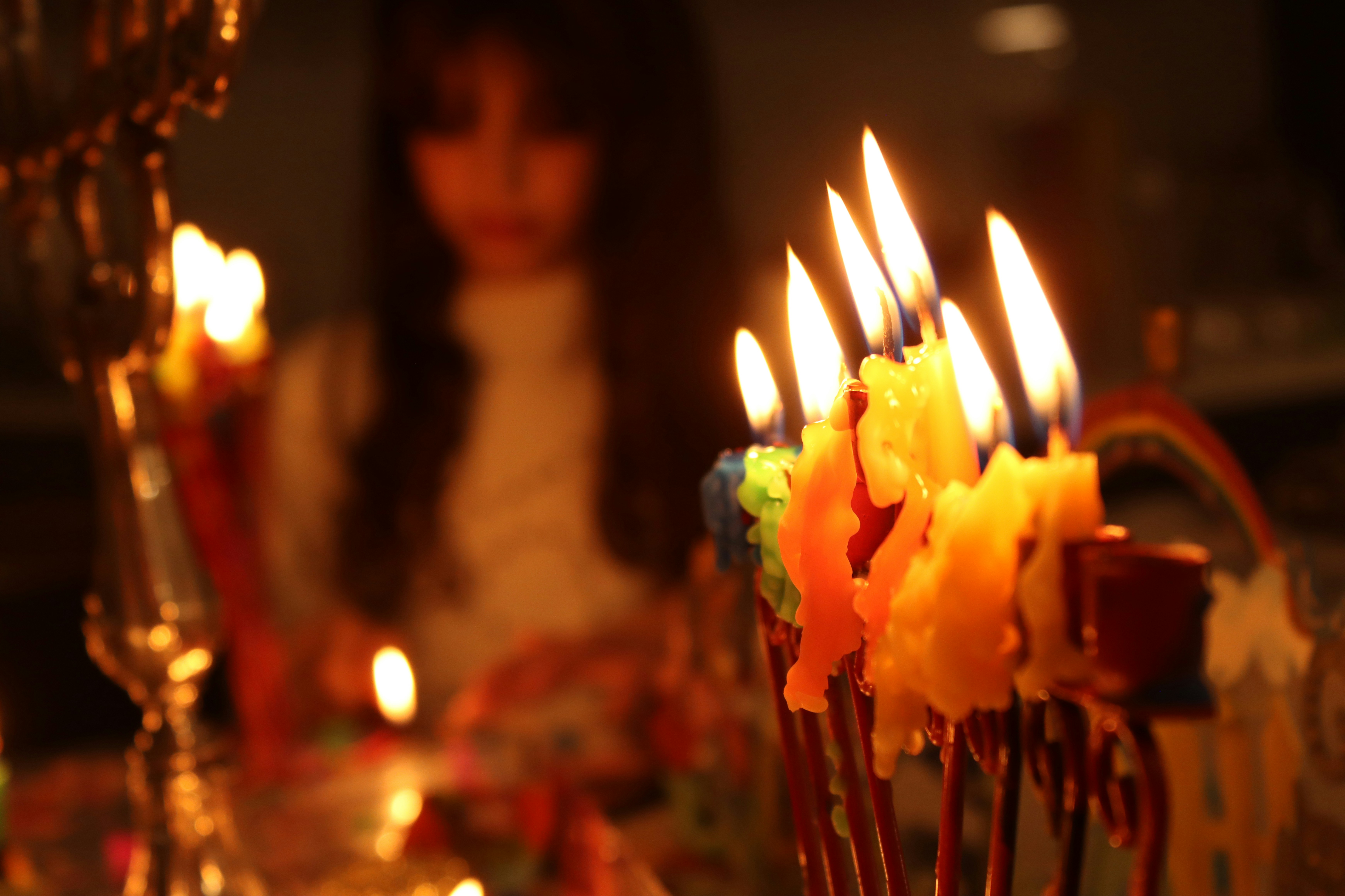 Candlelit Birthday Vigil: Flames, Shadows, and Quiet Celebration