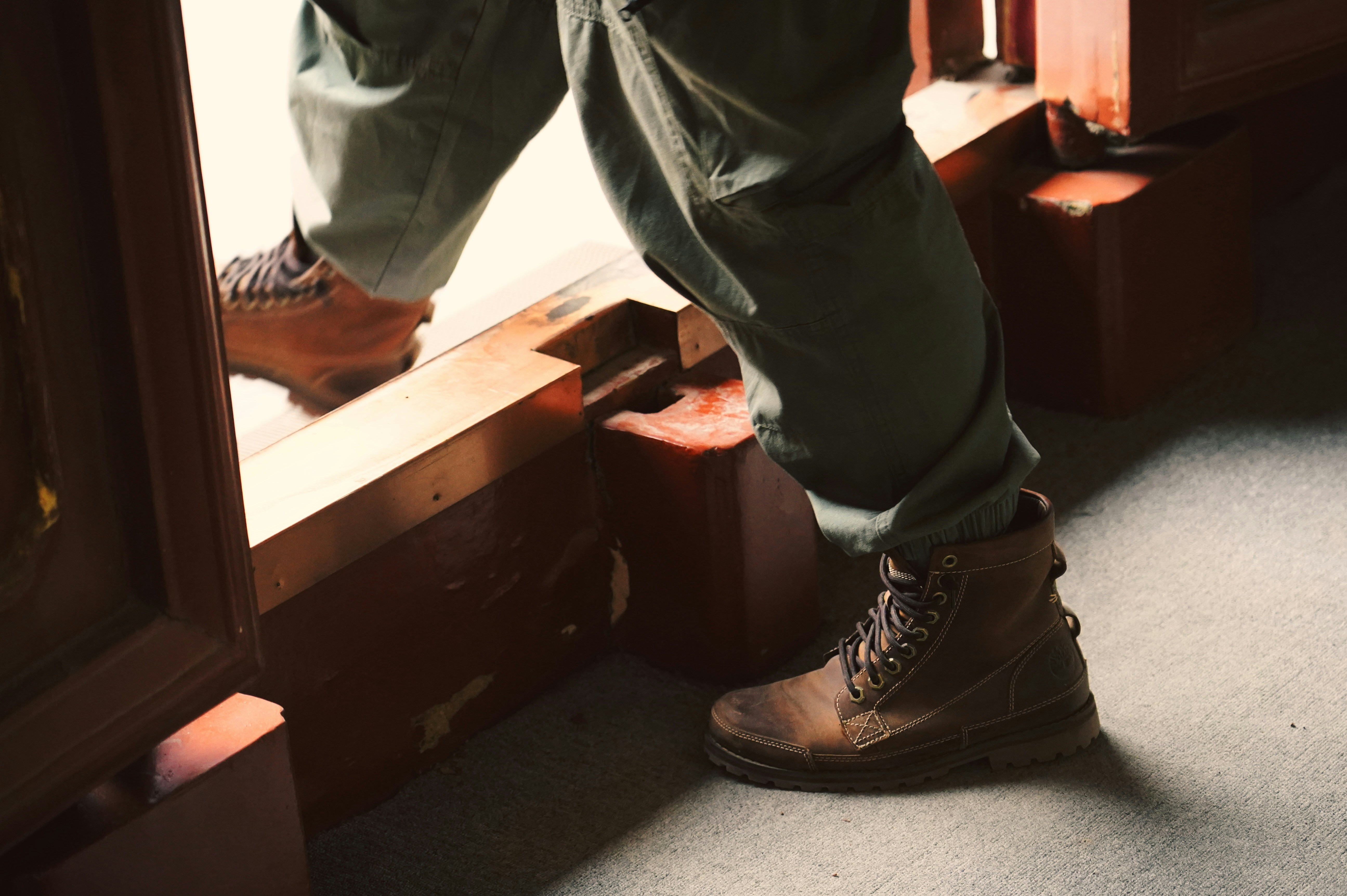 Booted Step into the Faint Warmth