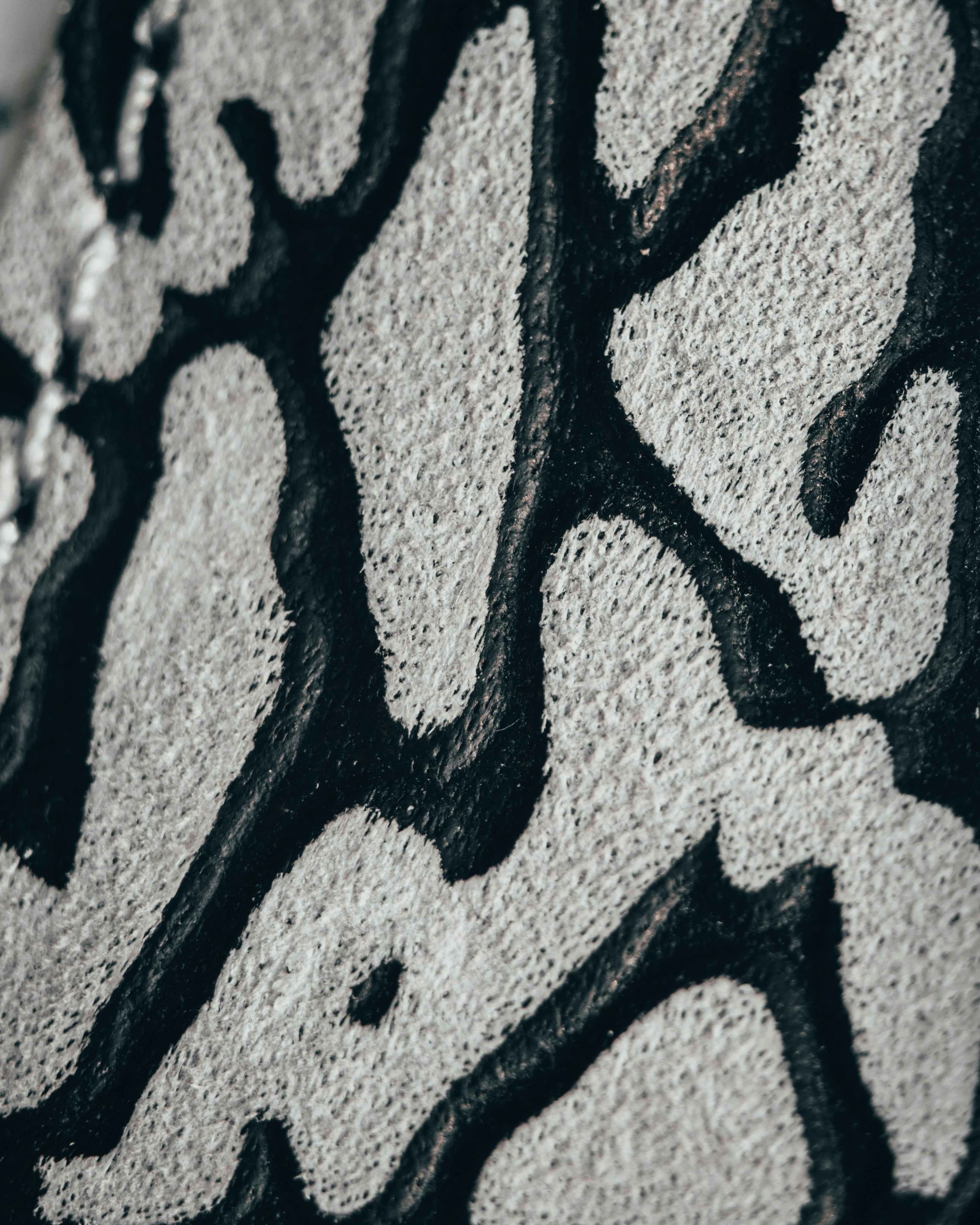Ink Rivers on a Concrete Canvas