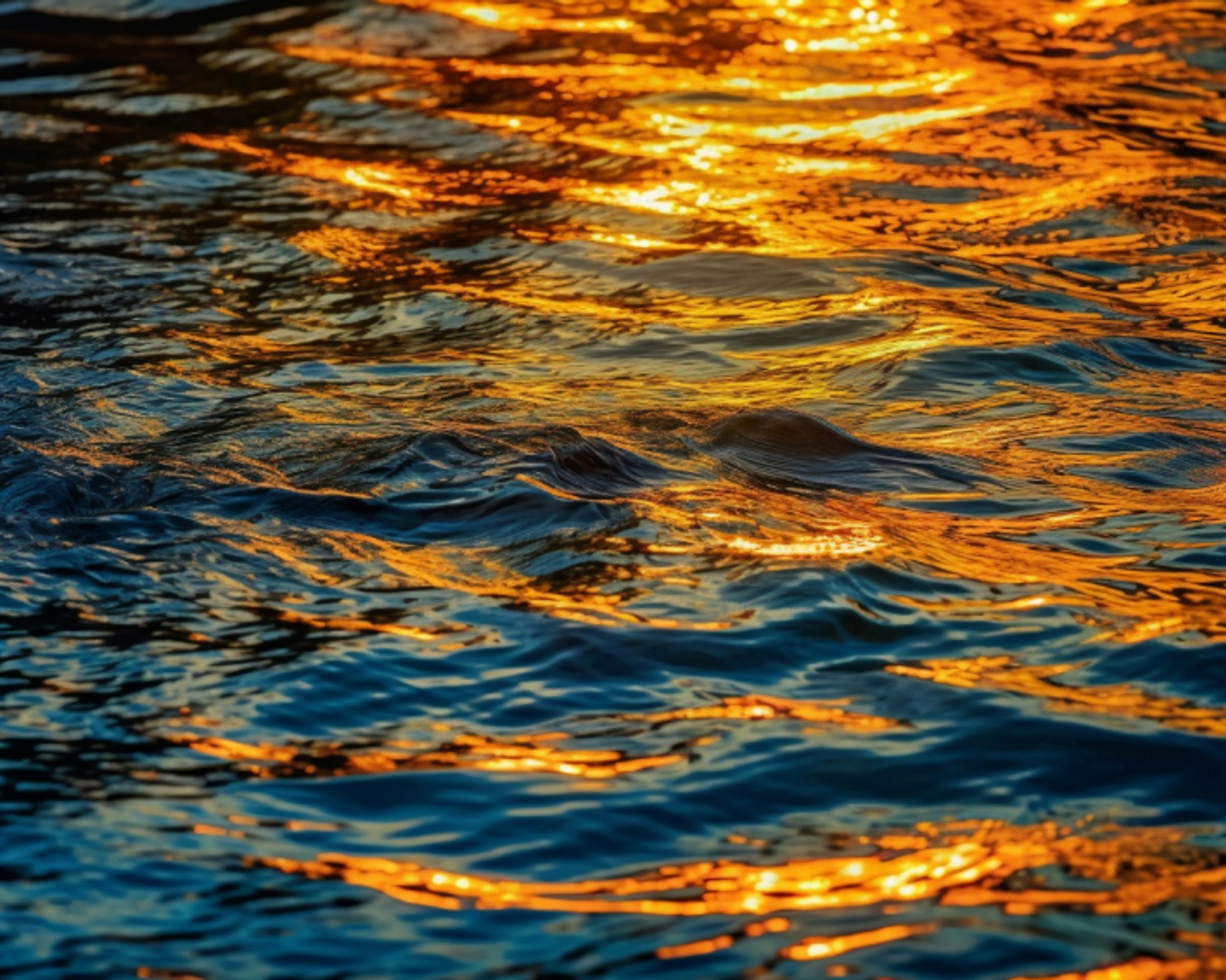 The sun reflecting off the water of the ocean photo – Free Ocean sea ...