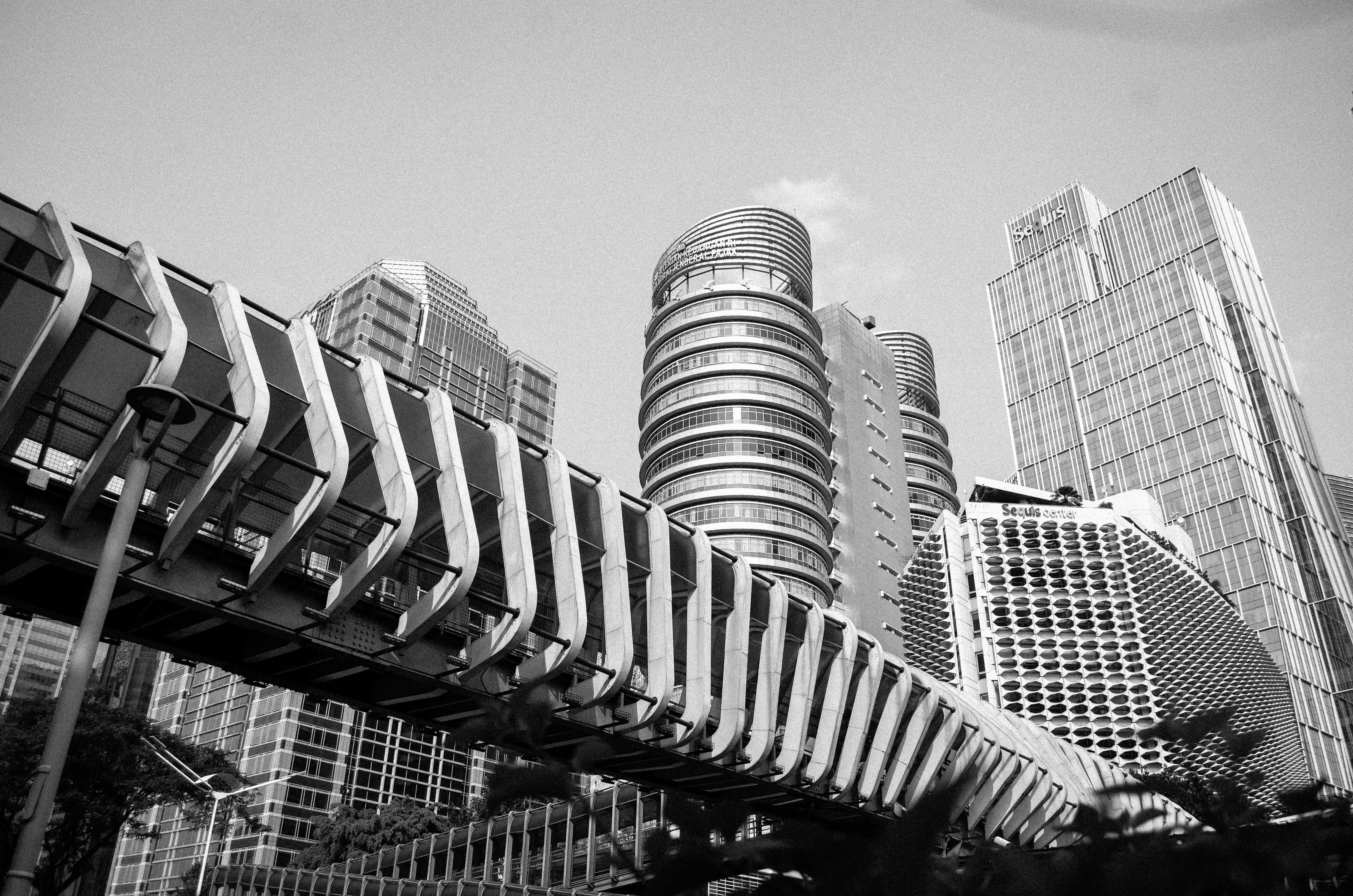 Urban Symphony in Monochrome
