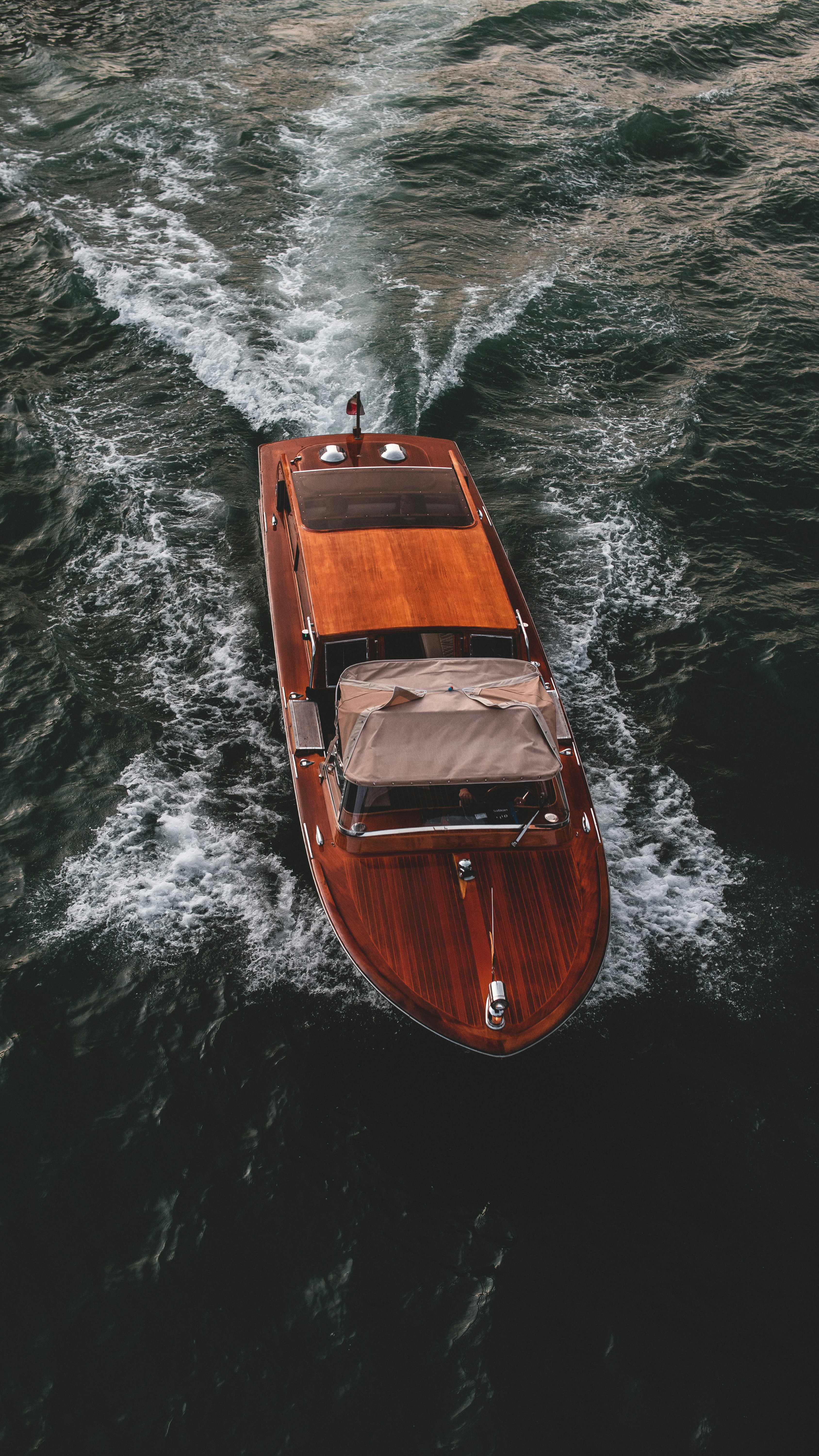 Small Wooden Speed Boat