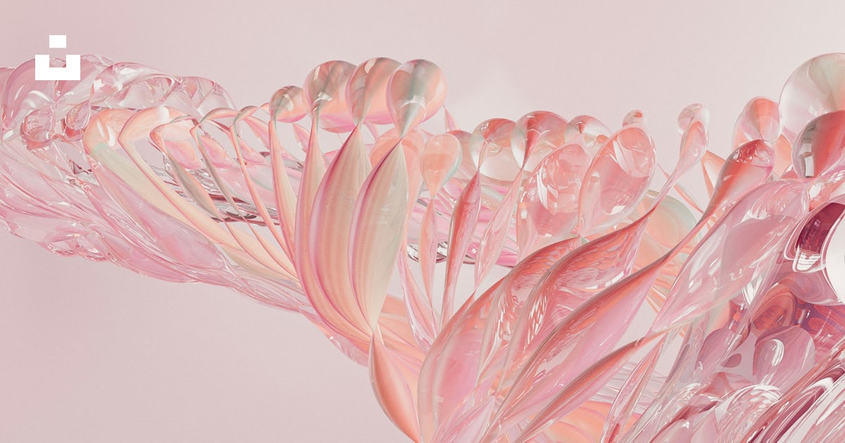 분홍색 디자인의 유리 꽃병 사진 Unsplash의 무료 3d 이미지