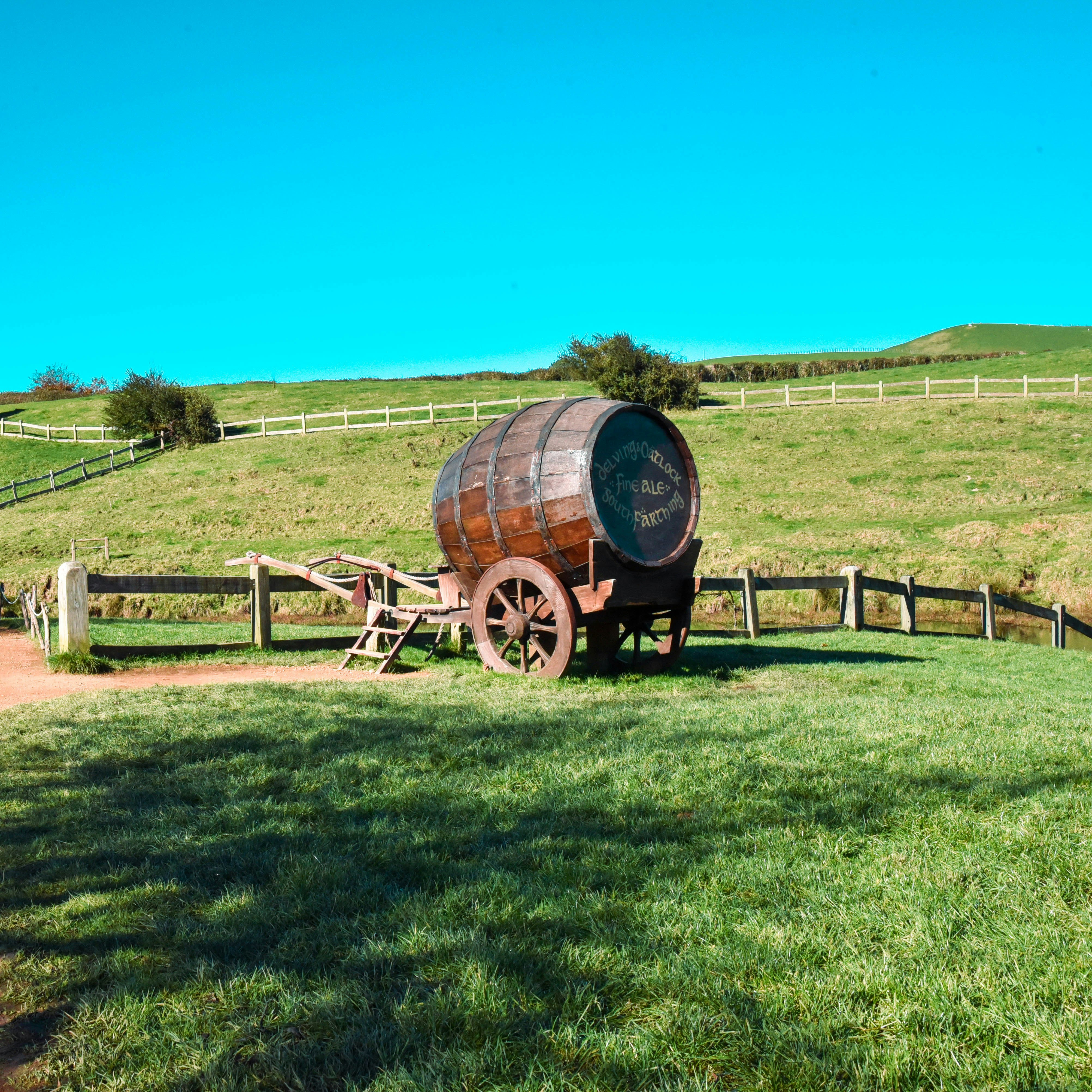 Rustic Charm: The Barrel on the Meadow
