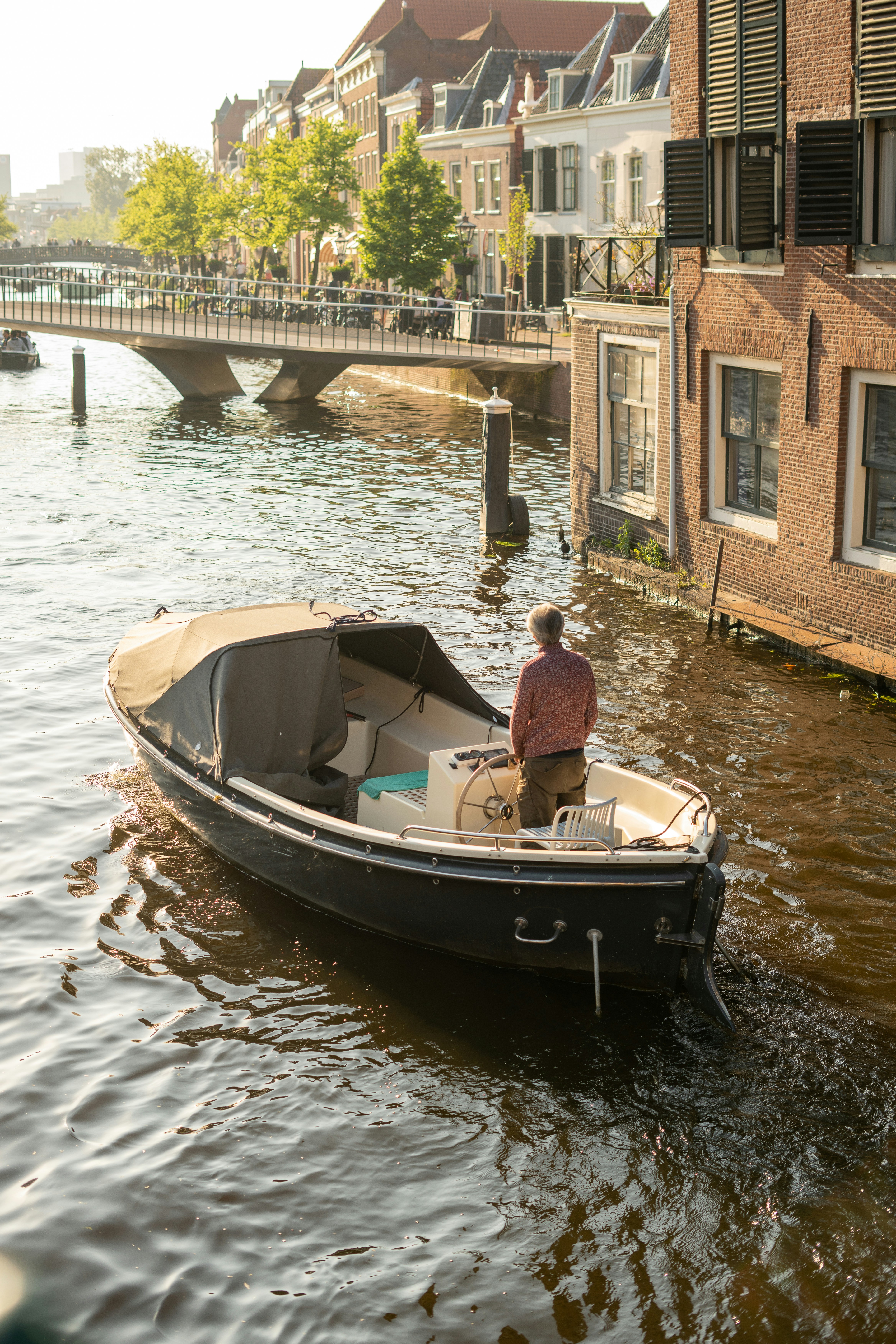 Tranquil Passage Through Historic Canals