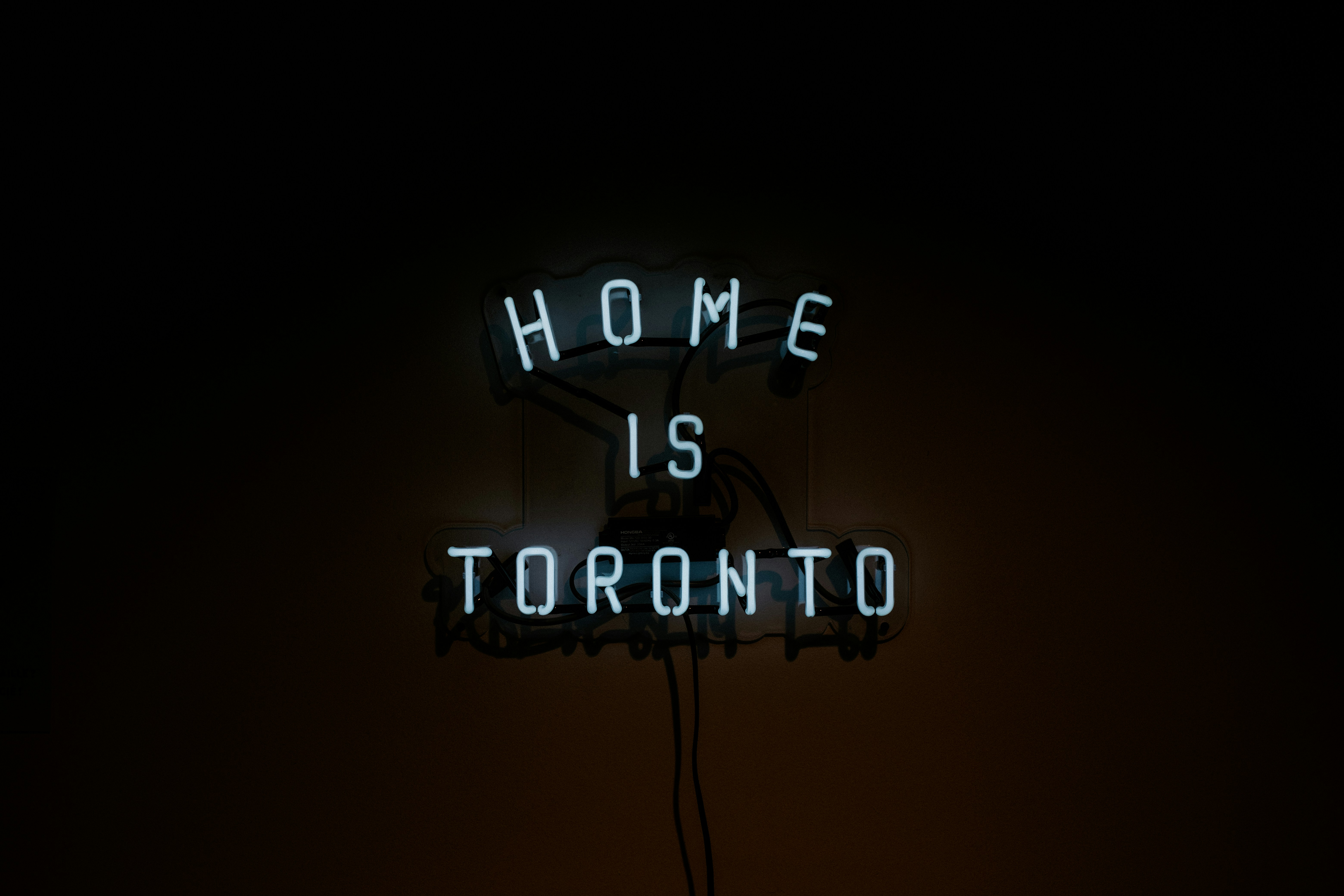 A neon sign that says home is toronto photo – Free Neon Image on Unsplash