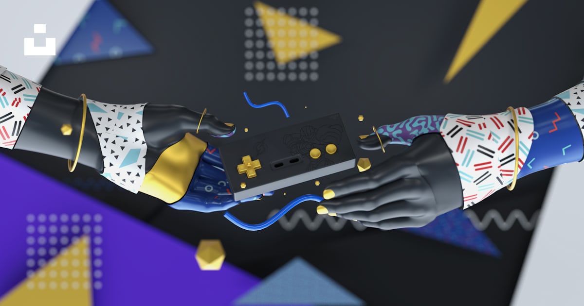 닌텐도 Wii 게임 컨트롤러를 들고 있는 사람 사진 Unsplash의 무료 3d 이미지
