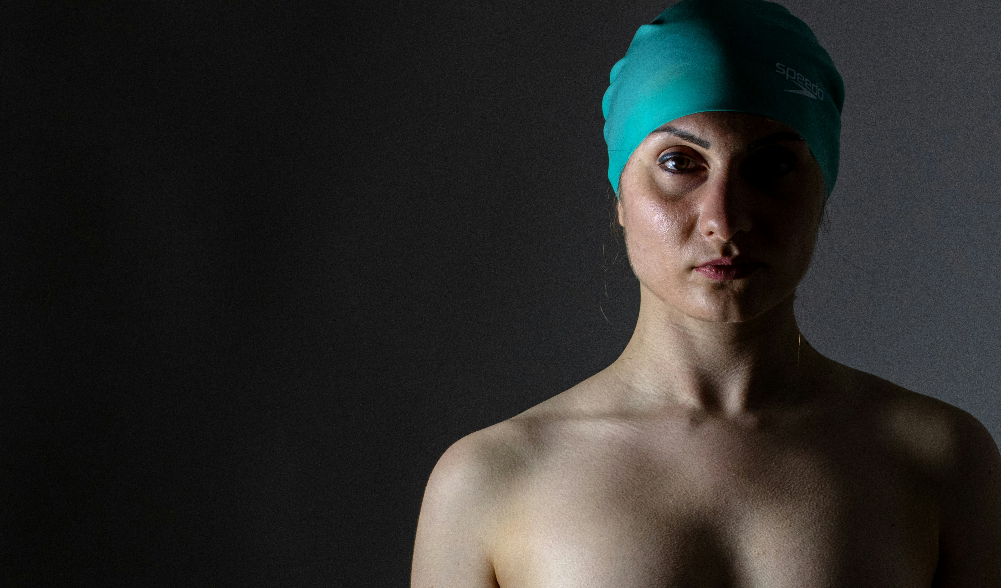 Teal Turban, Silent Gaze