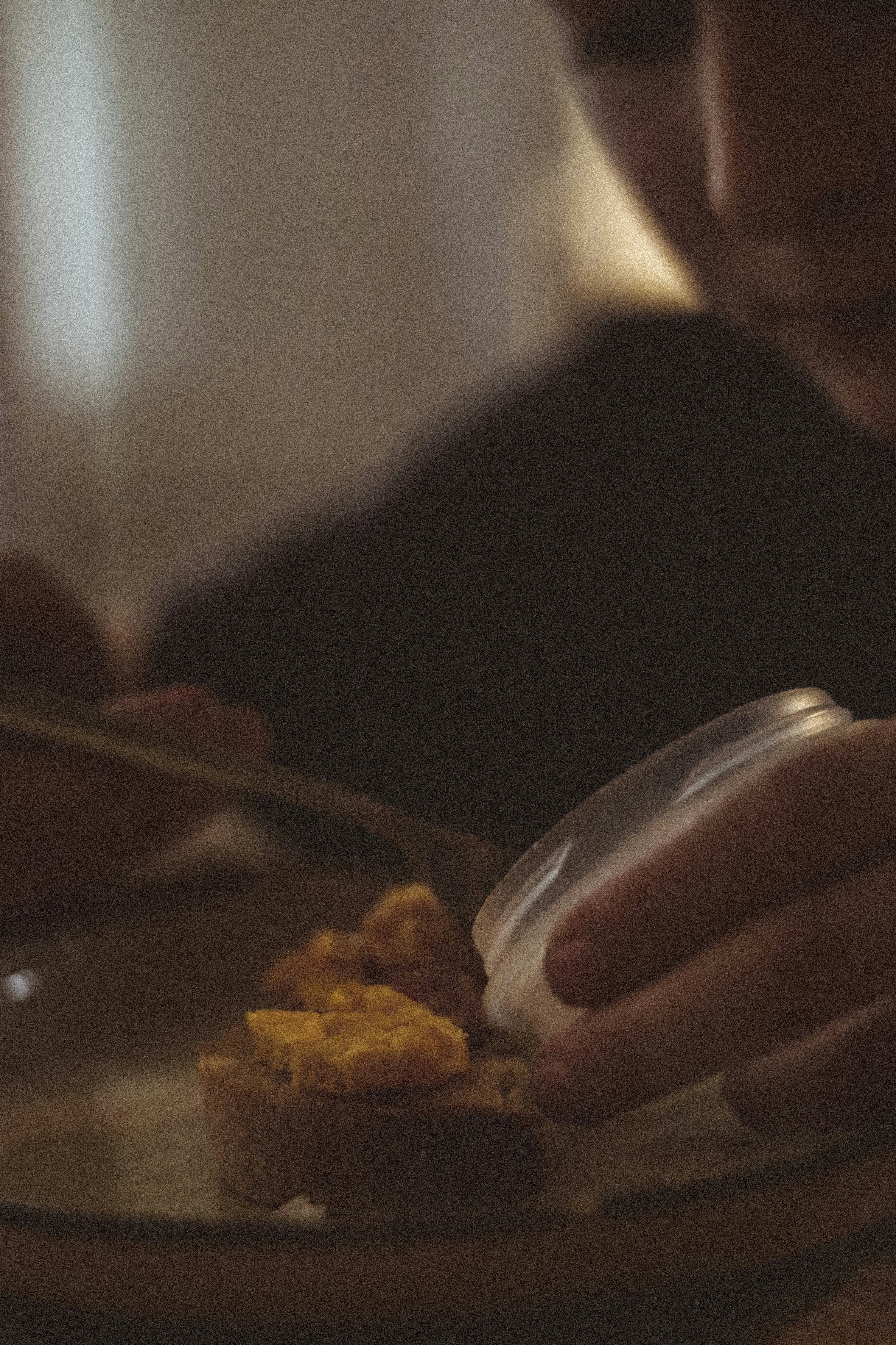 The boy's dinner