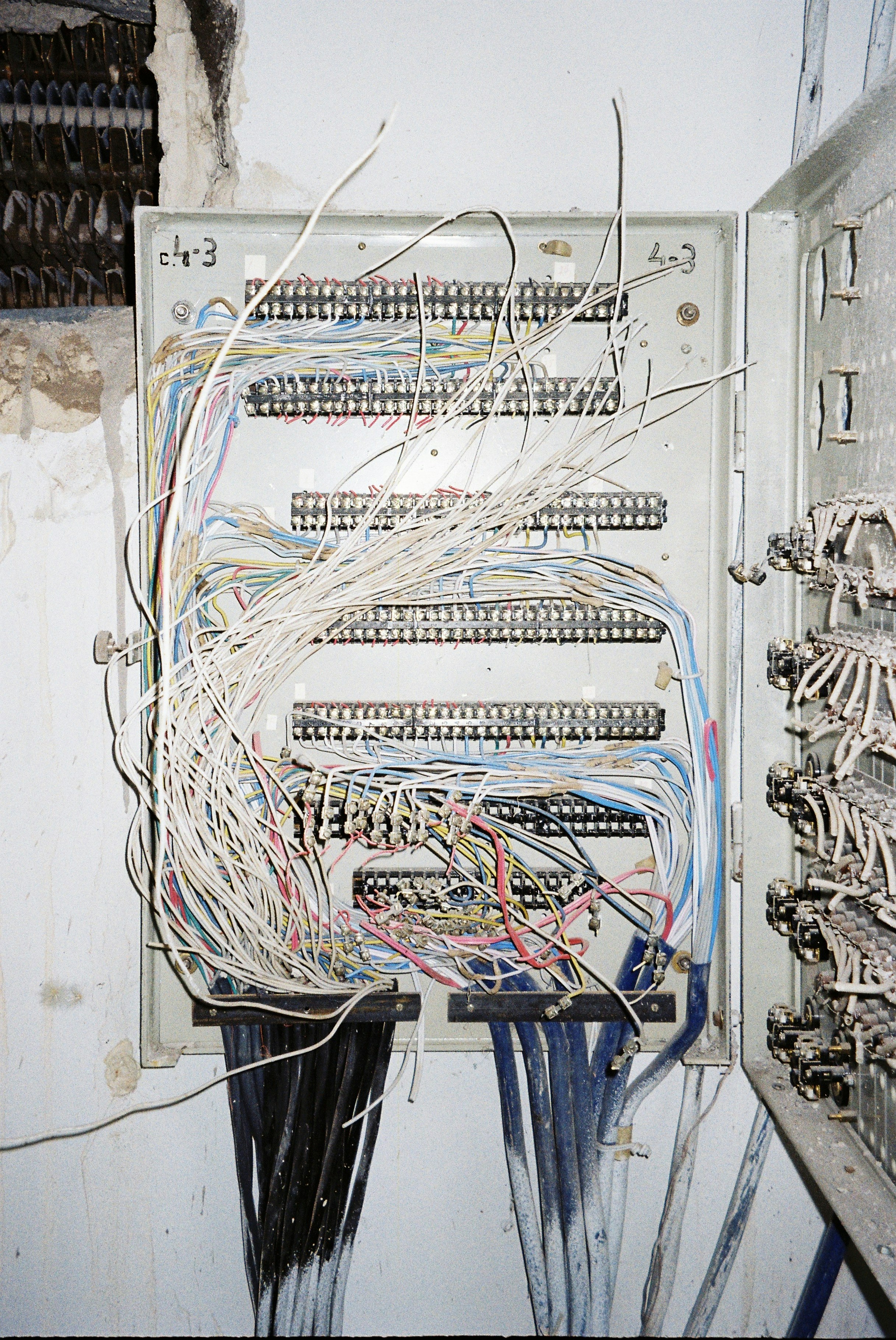 A bunch of wires that are in a box photo – Free Soviet union Image on ...
