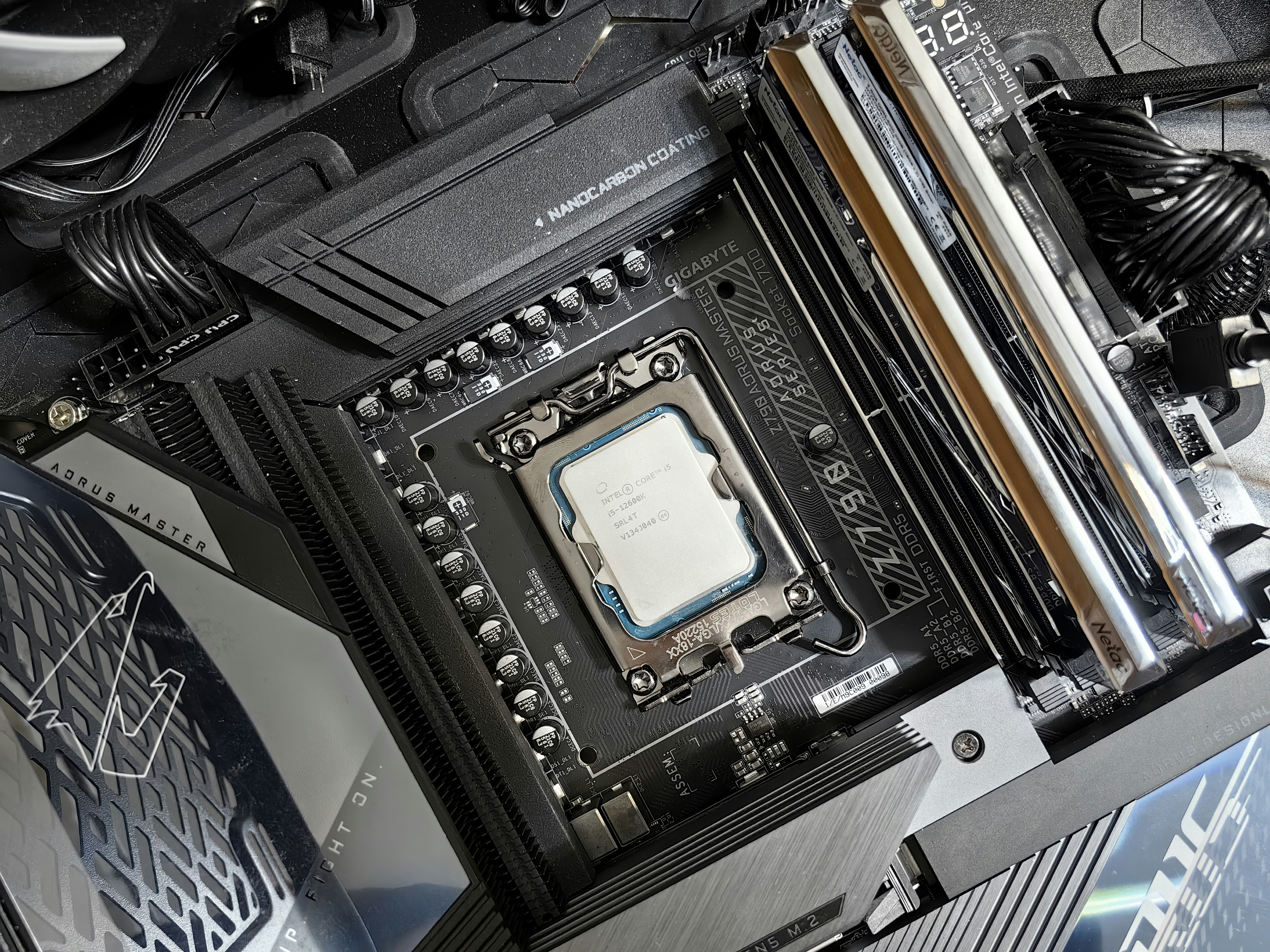 A close up view of a computer motherboard photo – Free Electronics ...