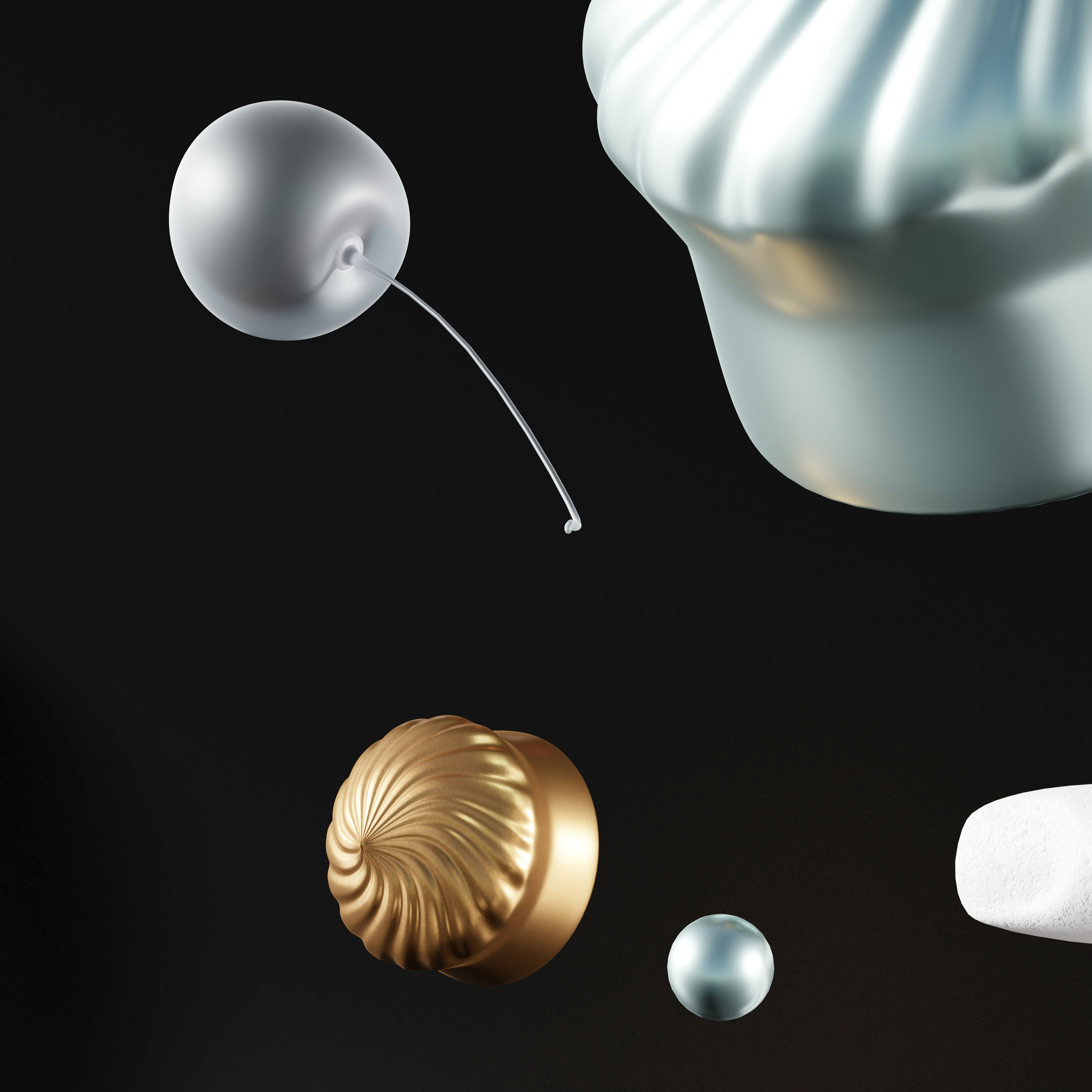 A group of objects floating in the air photo – Free Jewelry Image on ...