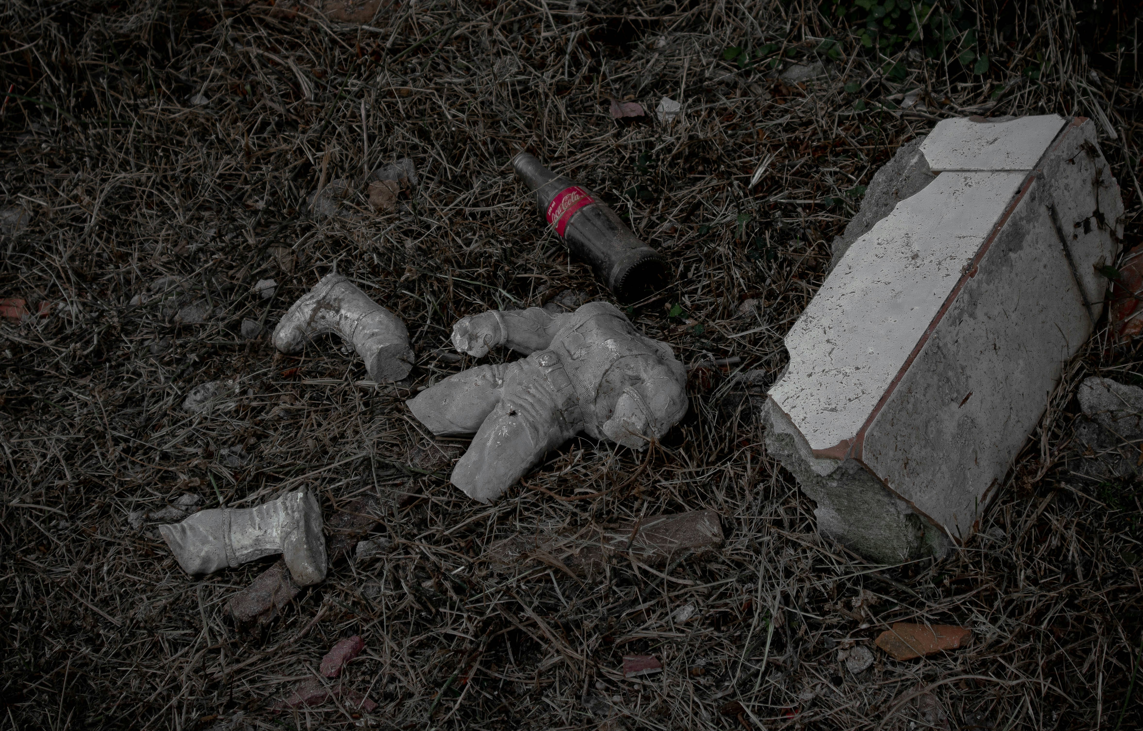 Littered Ground: A Sliver of Urban Decay