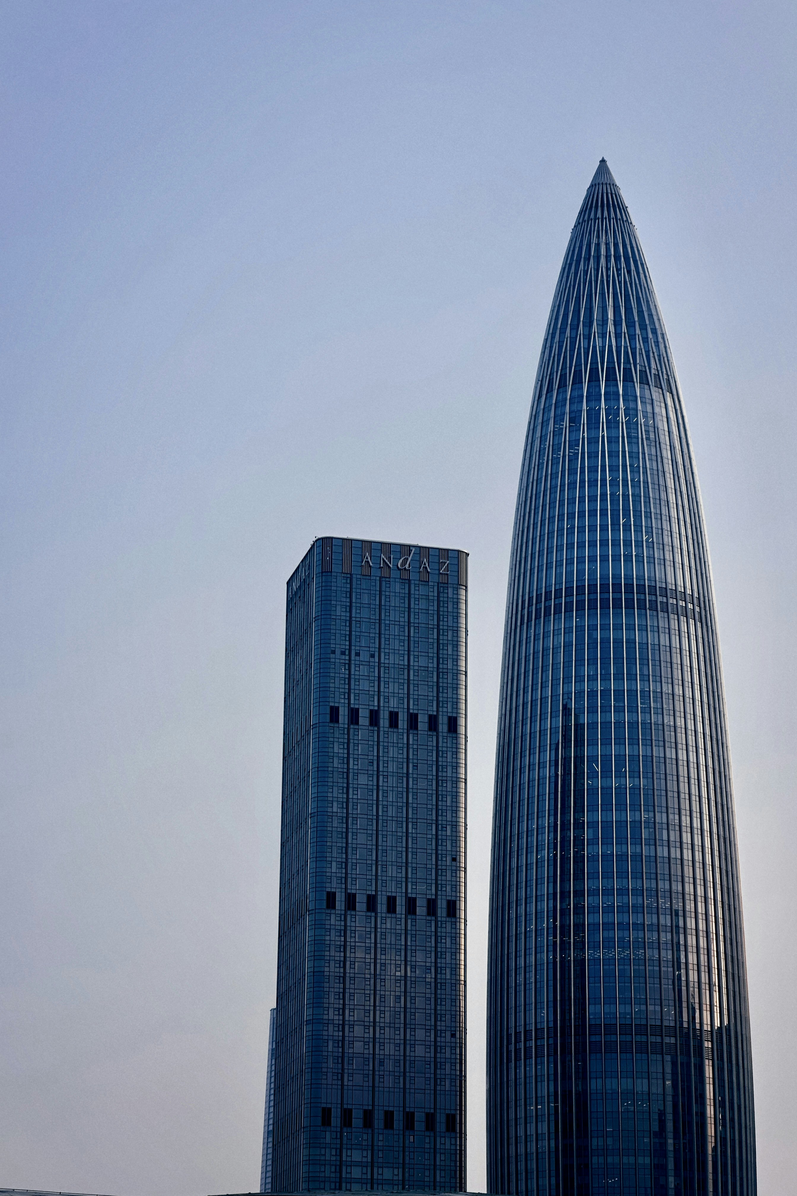 A very tall building next to a very tall building photo – Free 深圳湾（后海湾 ...
