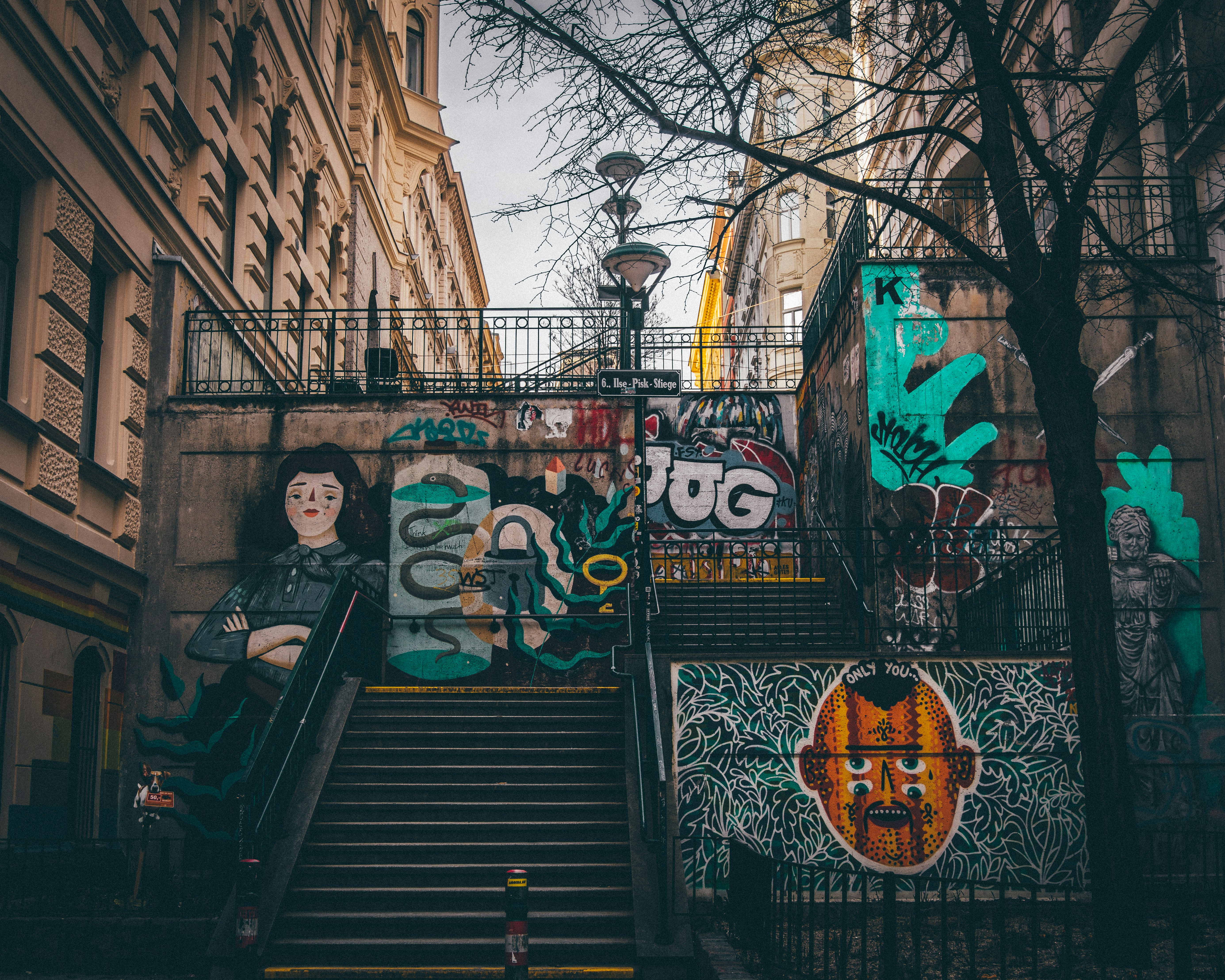 Graffiti spot in Vienna, Austria