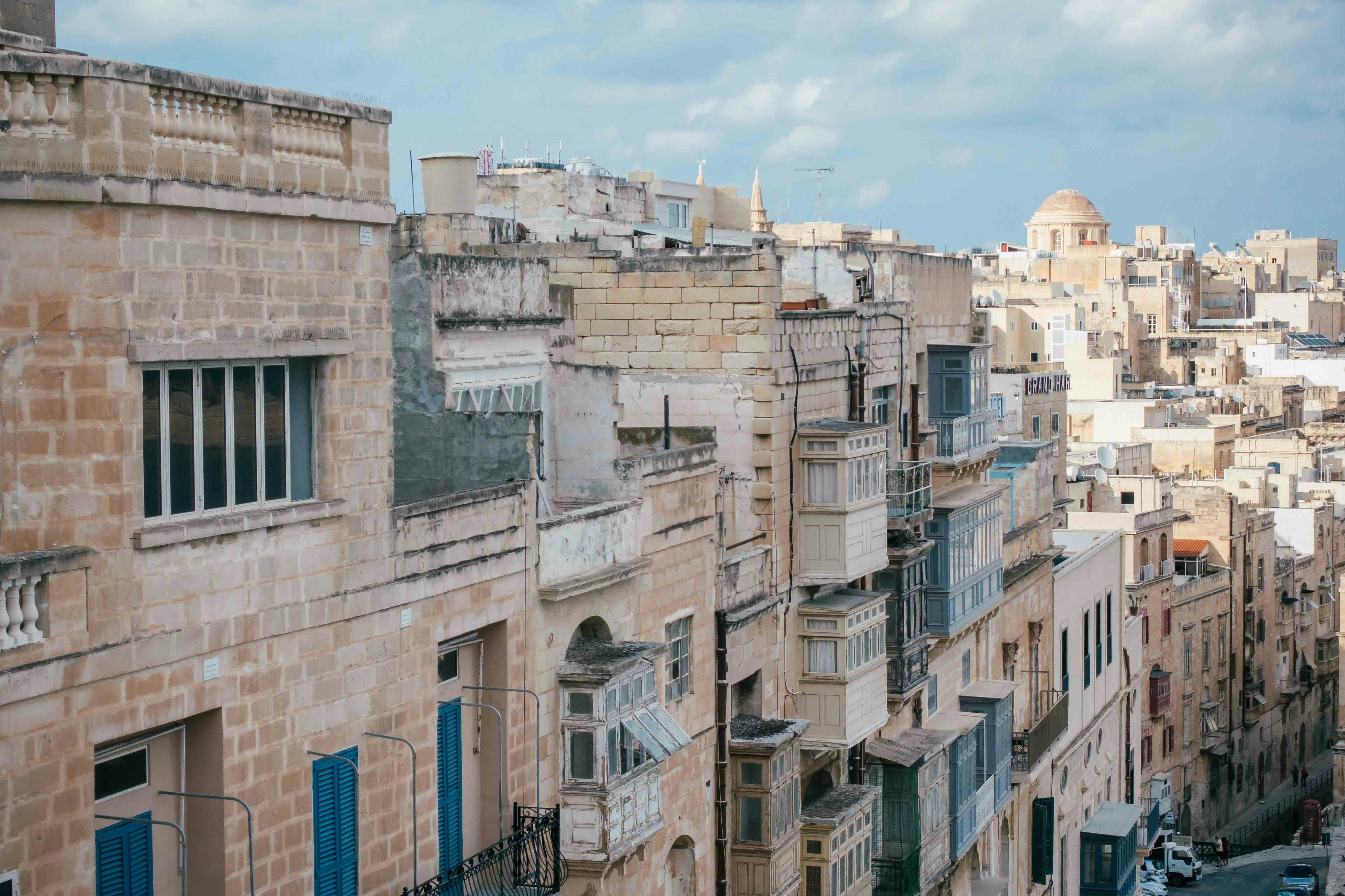 A view of a city from a tall building photo – Free Malta Image on Unsplash