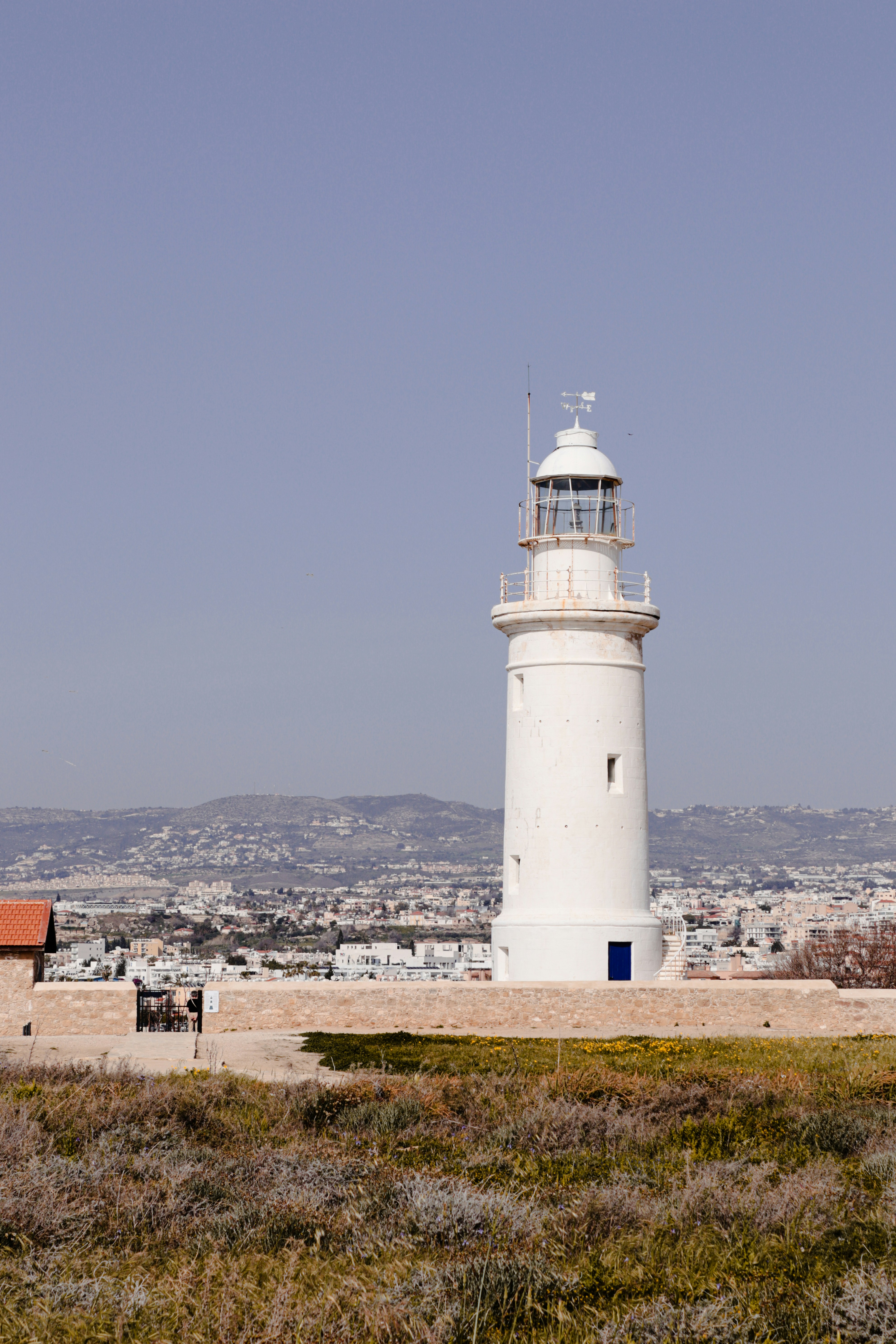 Lighthouse Sentinel Over a Coastal Plain