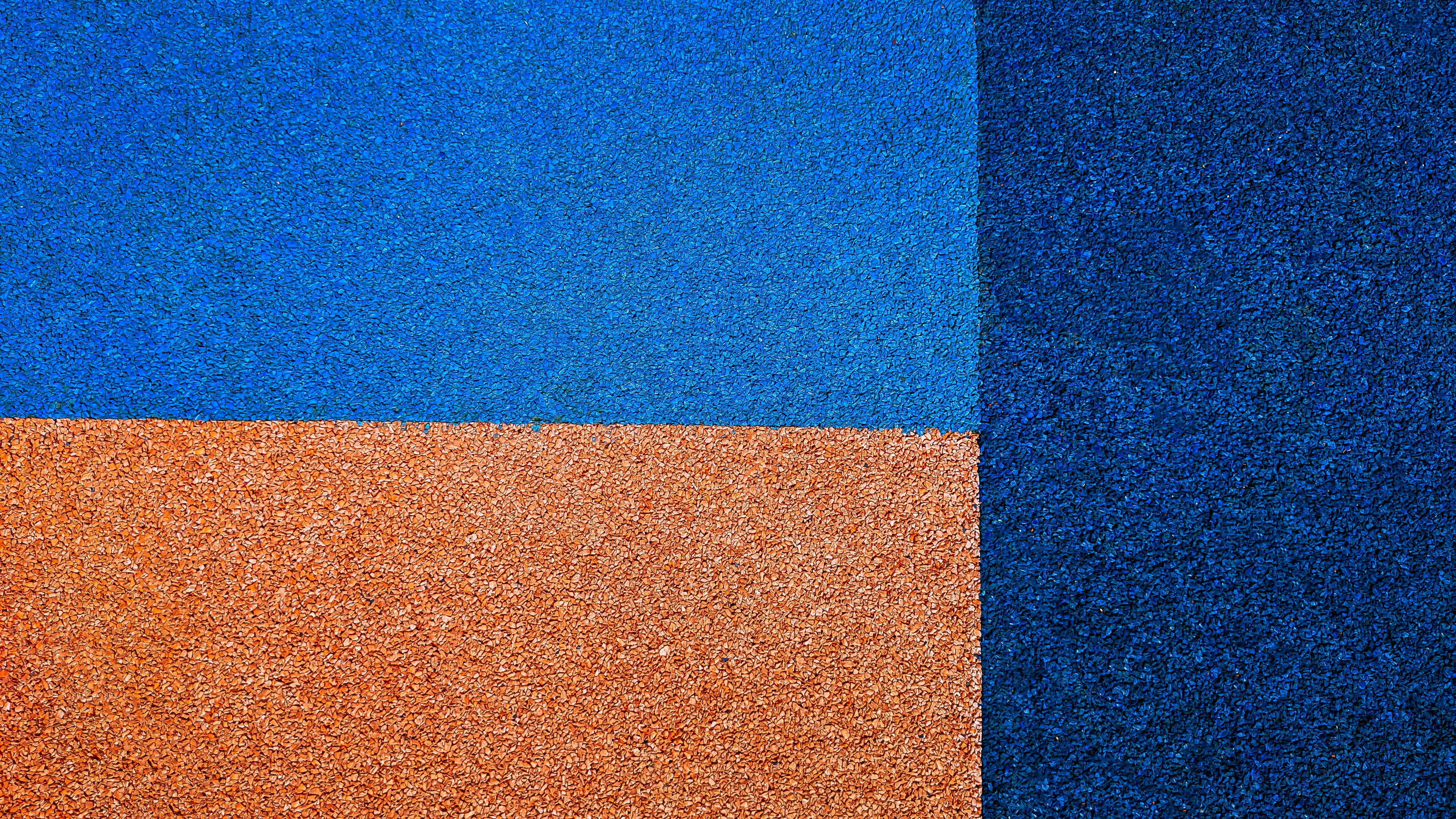 A close up of a blue and orange wall photo – Free Texture Image on Unsplash