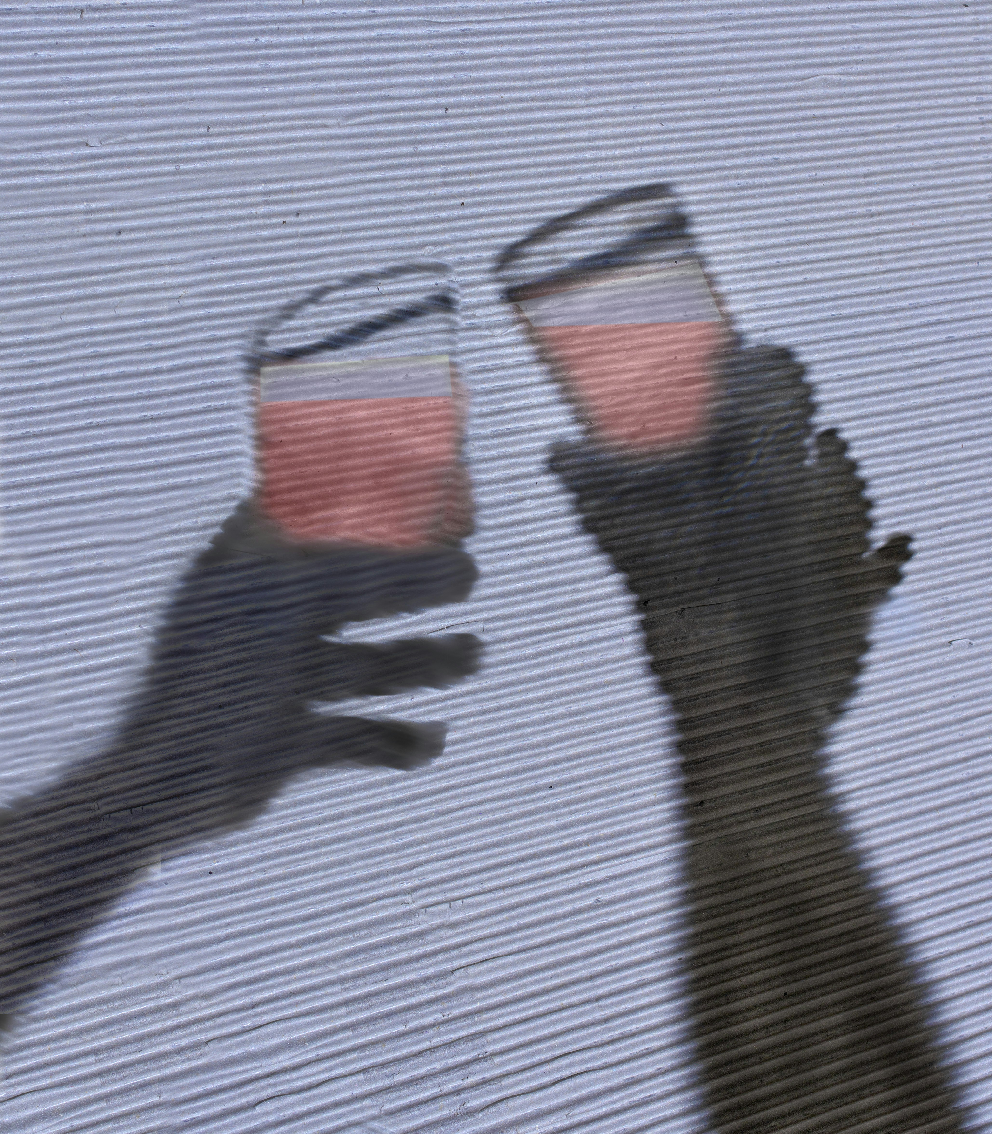 Shadow Clinks on a Ribbed Table