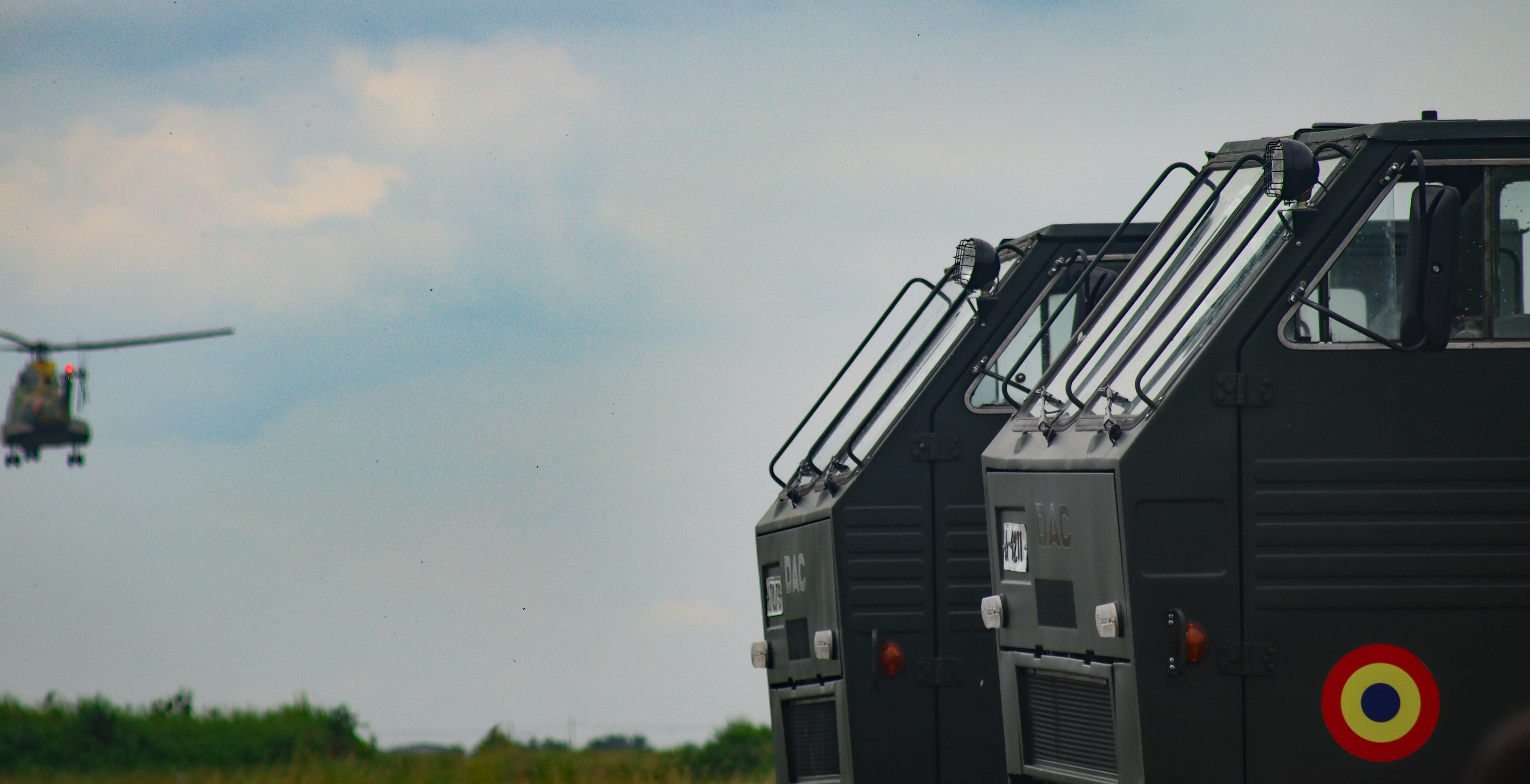 Distant Rotor Approach Among Silent Ground-Equipment Giants