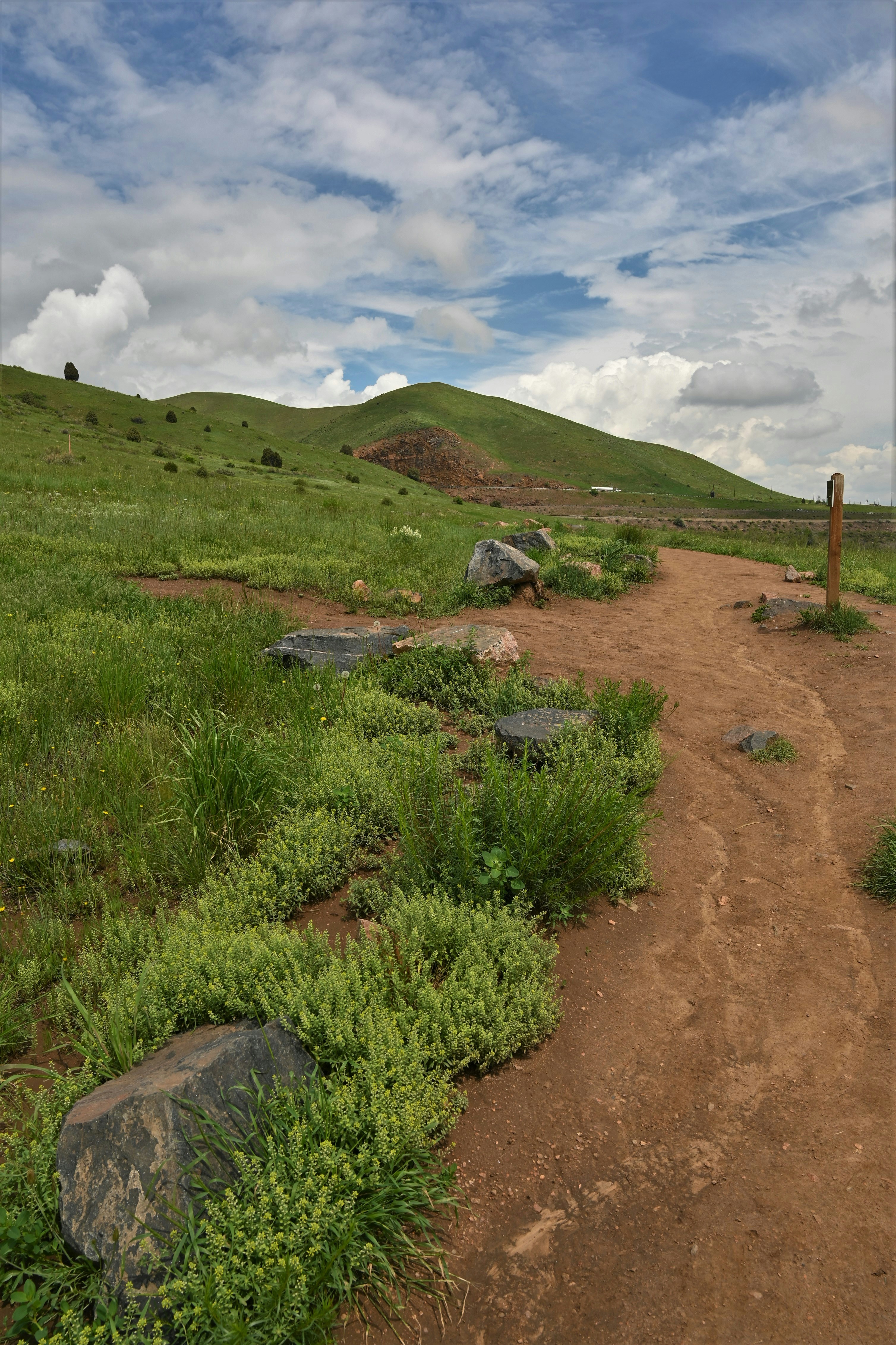 A dirt path leading to a grassy hill photo – Free Golden Image on Unsplash