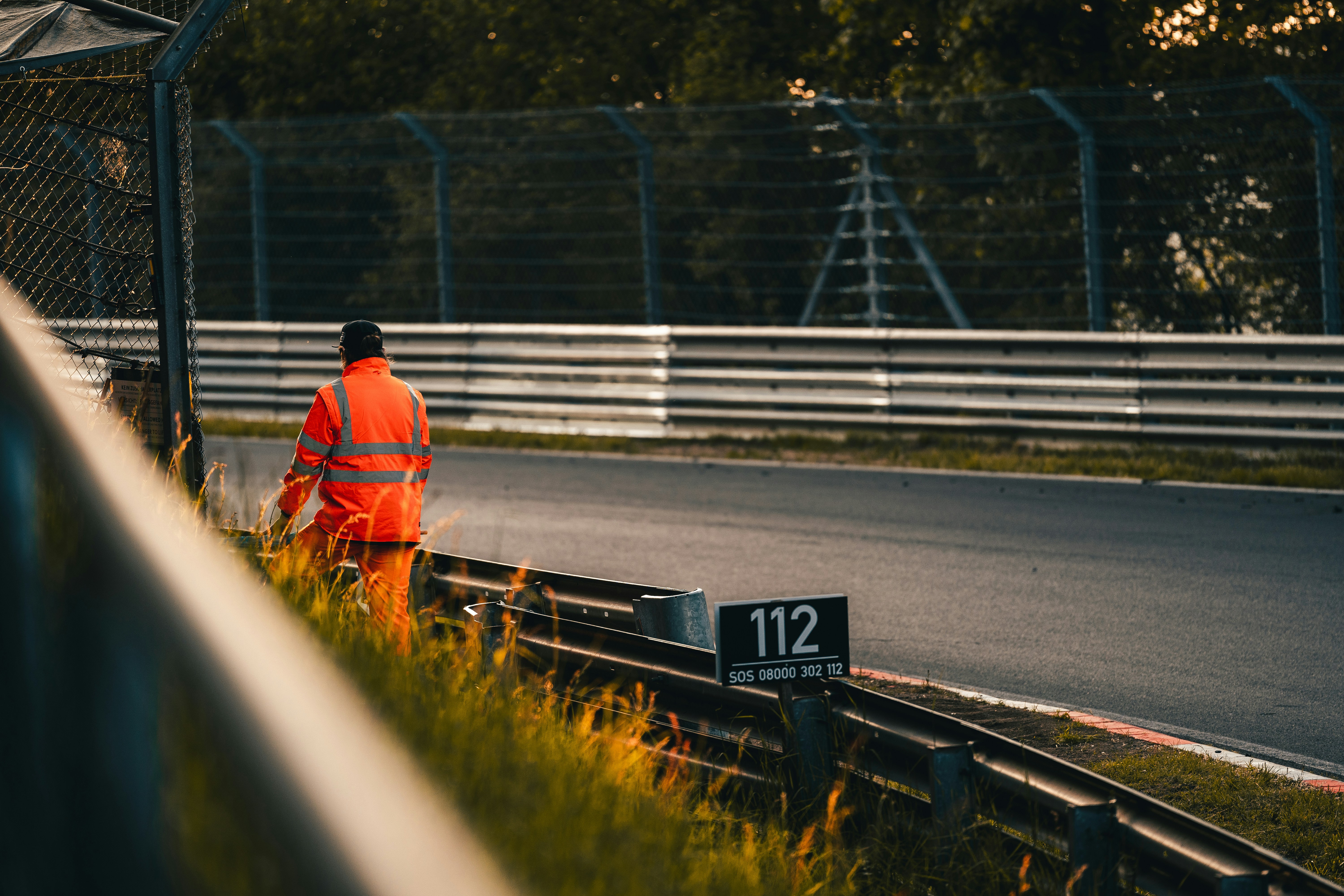 High-Visibility Marshal at the Turn: Guarding the Curve