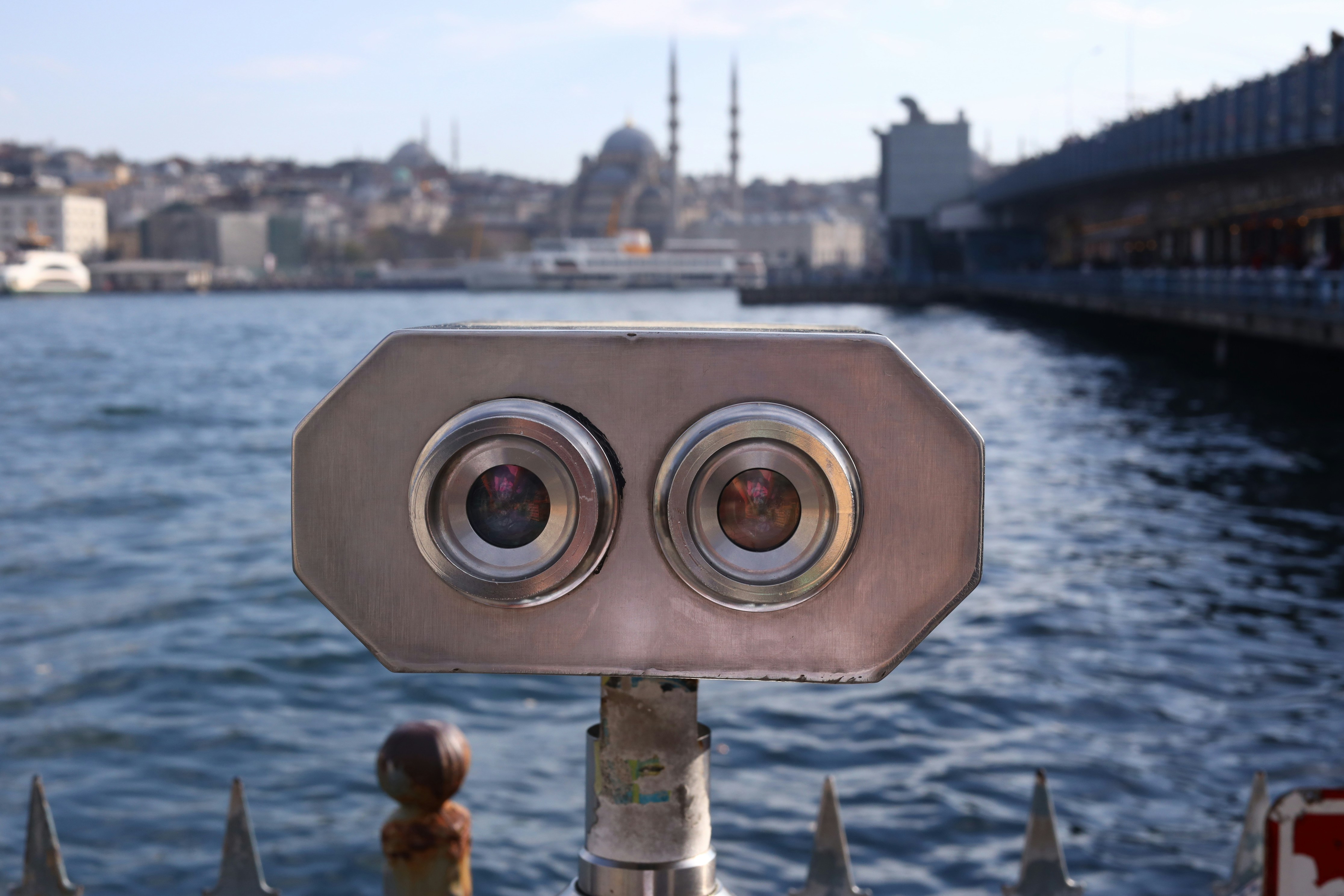 Twin Lenses at the Bosphorus: A Quiet Gaze Over the Waterfront