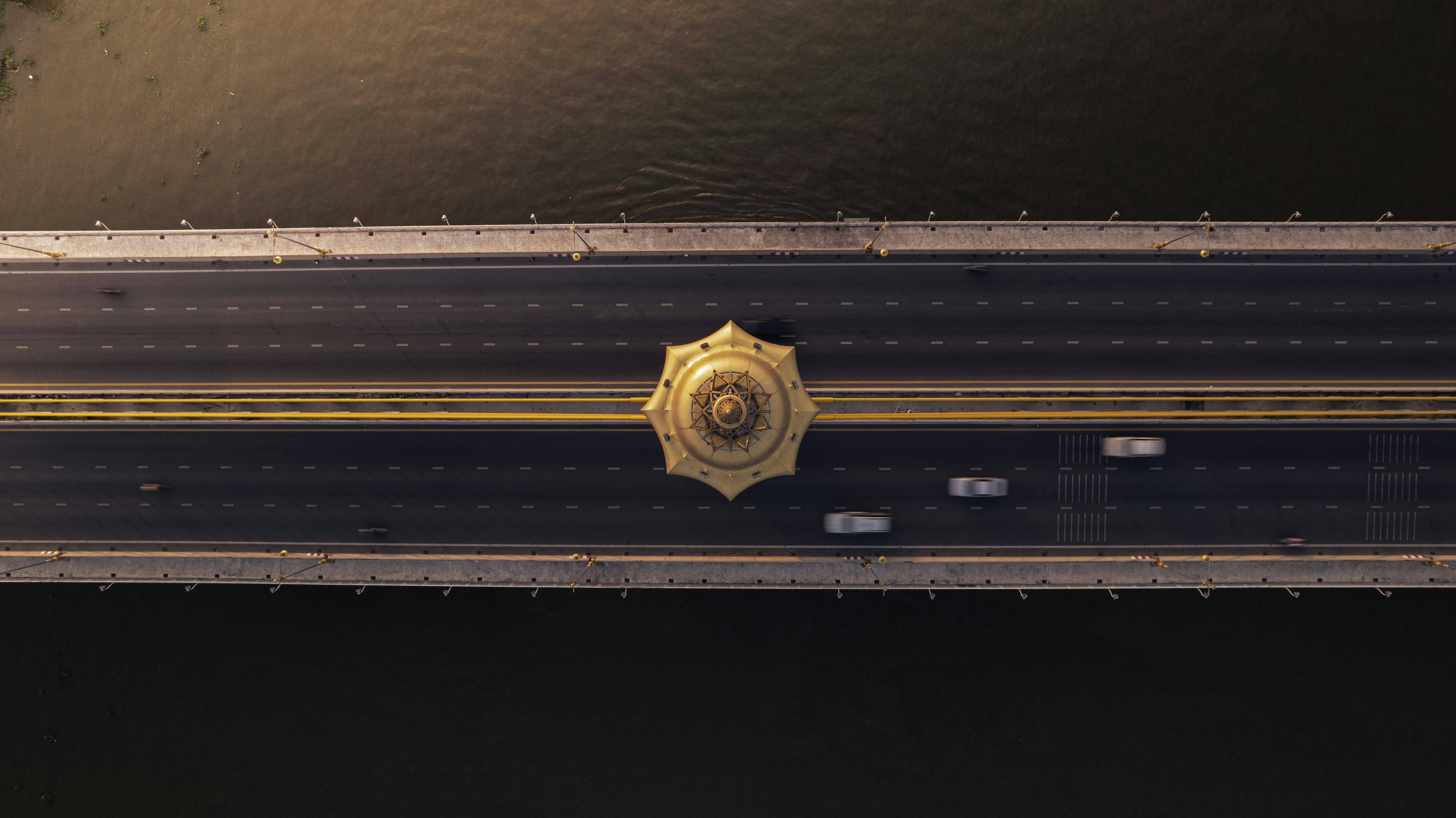 Top down bridge in Thailand.