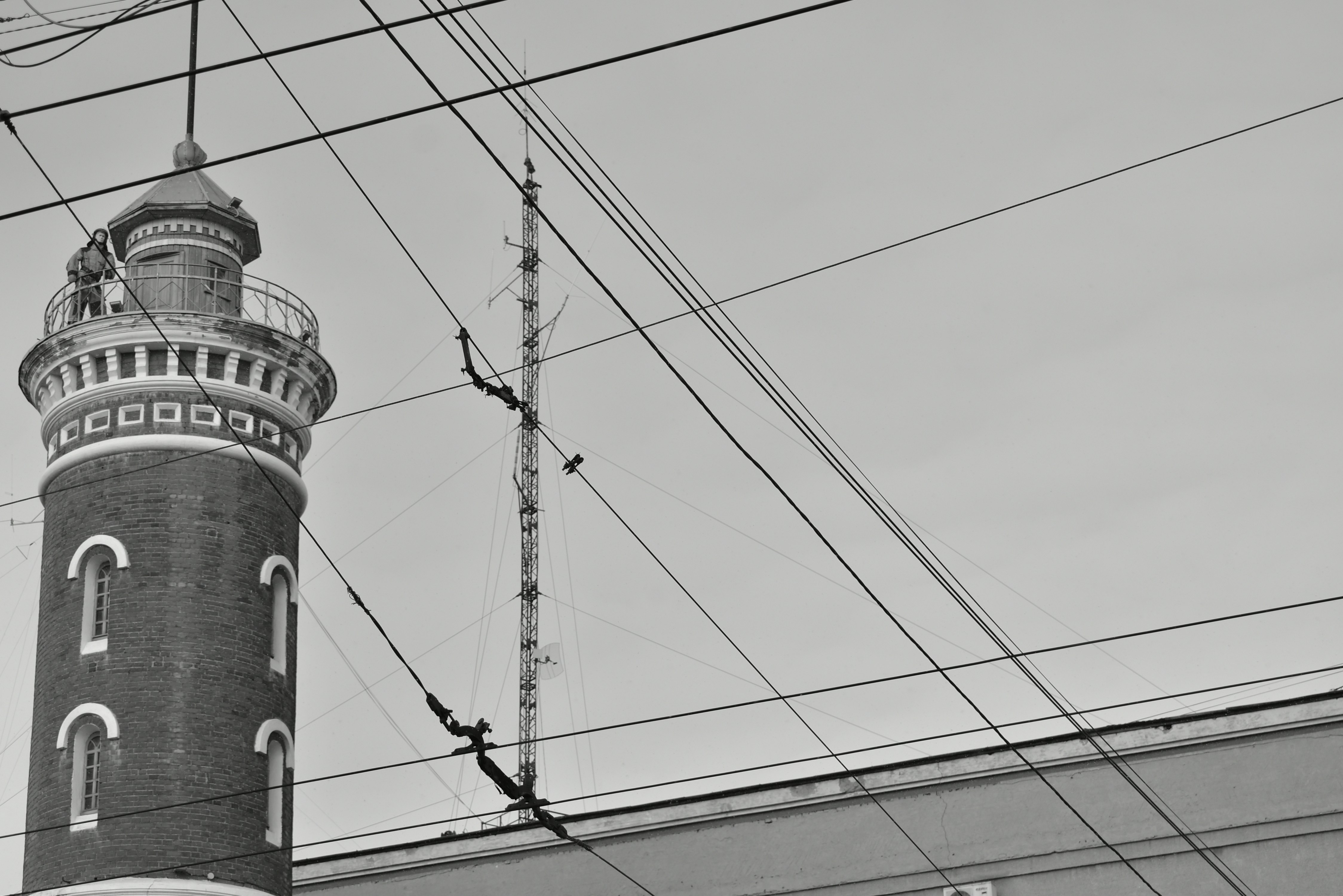 Lighthouse Steel: Cables Crossing the Sky